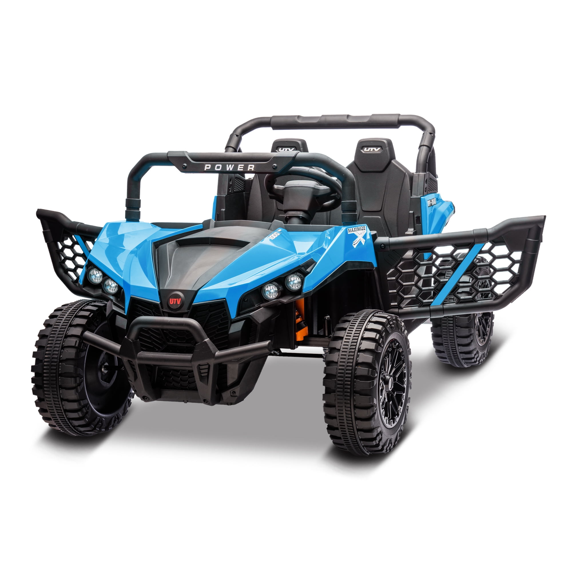 24V Kids Ride On Car, Electric Off-Road UTV Truck with Remote Control ...