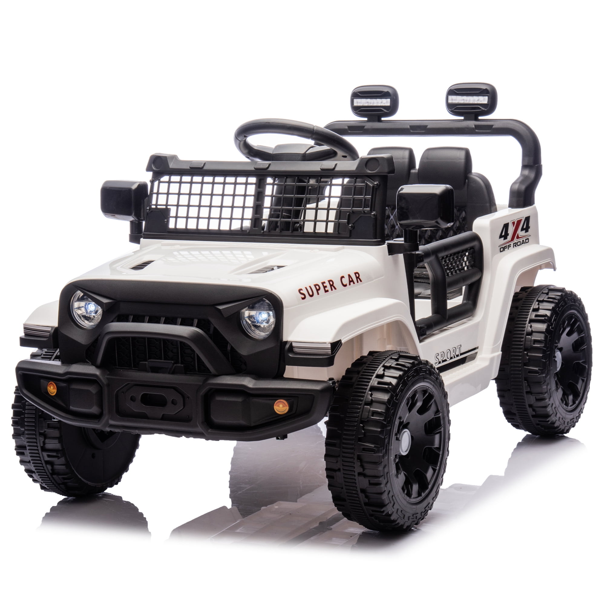 24V Kids Ride on Car with Parents Control, 2 Seater Battery Powered ...