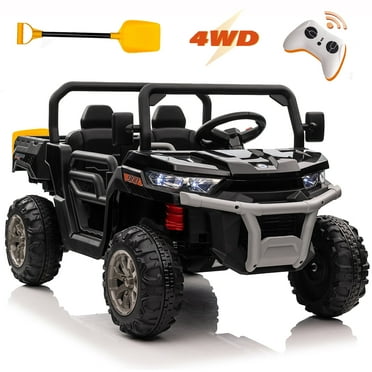 Sakiyrr 12V Kids Ride on UTV Truck with Parent Remote Control, Electric ...