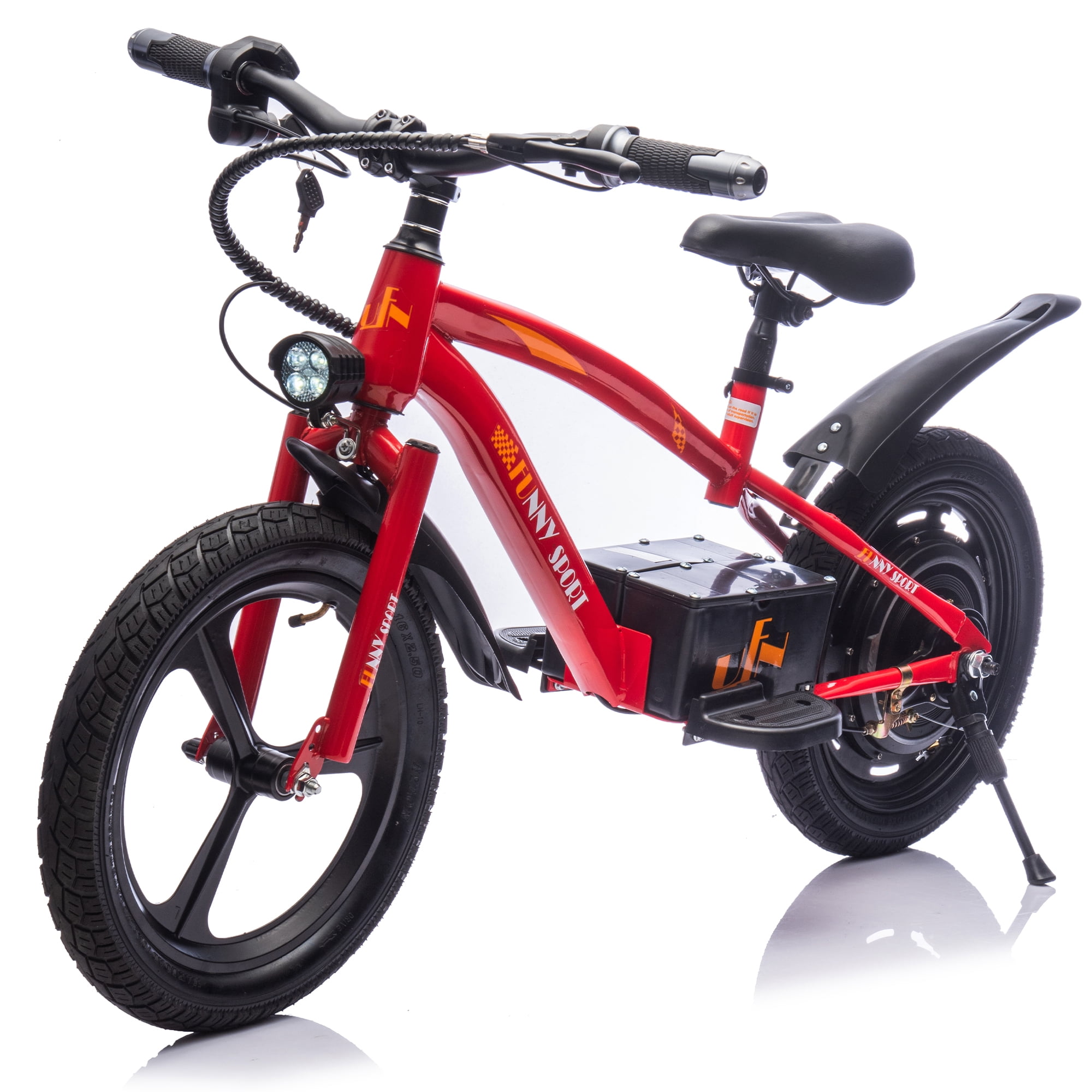 24V Kids Ride On Electric Dirt Bike,300W Super Power Motor,Handle Acceleration Up to 12.43MPH ...