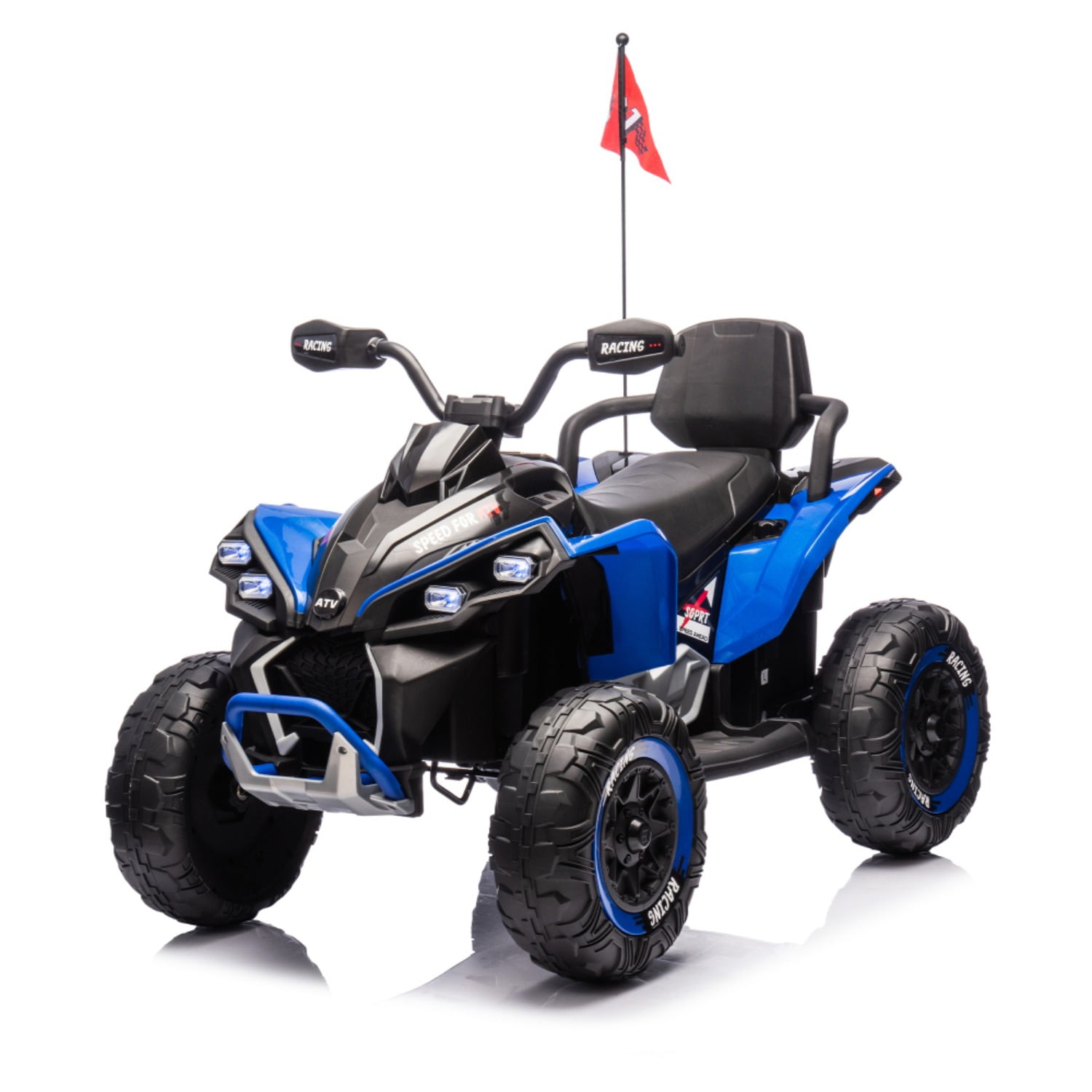 24V Kids Ride On Electric XL ATV W/parents Control,Four-wheel shock ...
