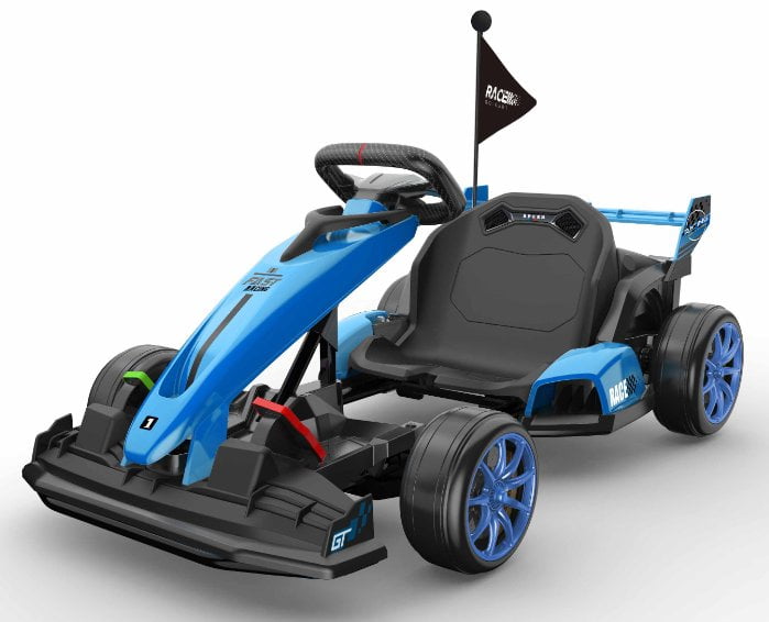 24V Kids Ride on Go Kart, 7.5mph Variable High Speed Drifting Car, 7ah ...