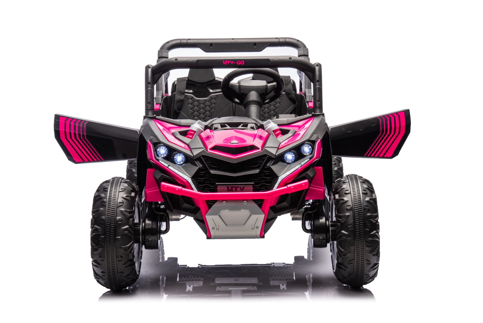 24V Kids Ride On Electric Car with Control, 2 Seater High/Low Speed ...