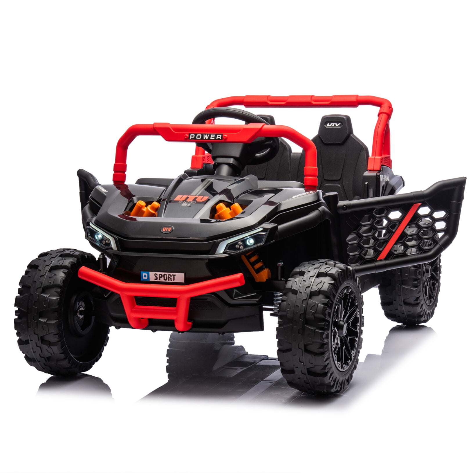 24V Kids Ride on UTV, Electric Toy for Kids W/Parents Remote Control ...