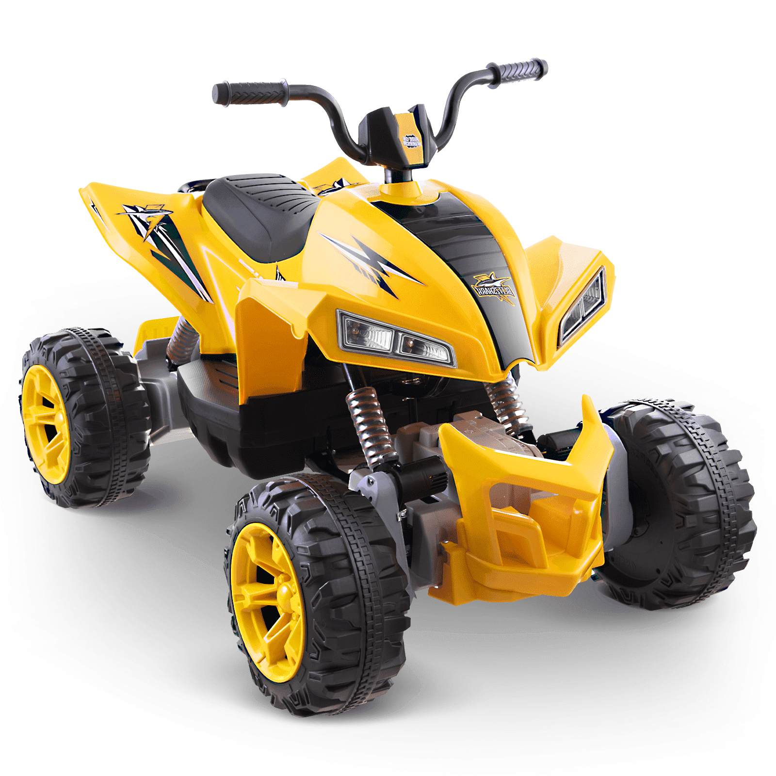 24V Kids Ride on ATV 4WD Quad 4x75W Powerful 4-Wheeler, with 7AH ...
