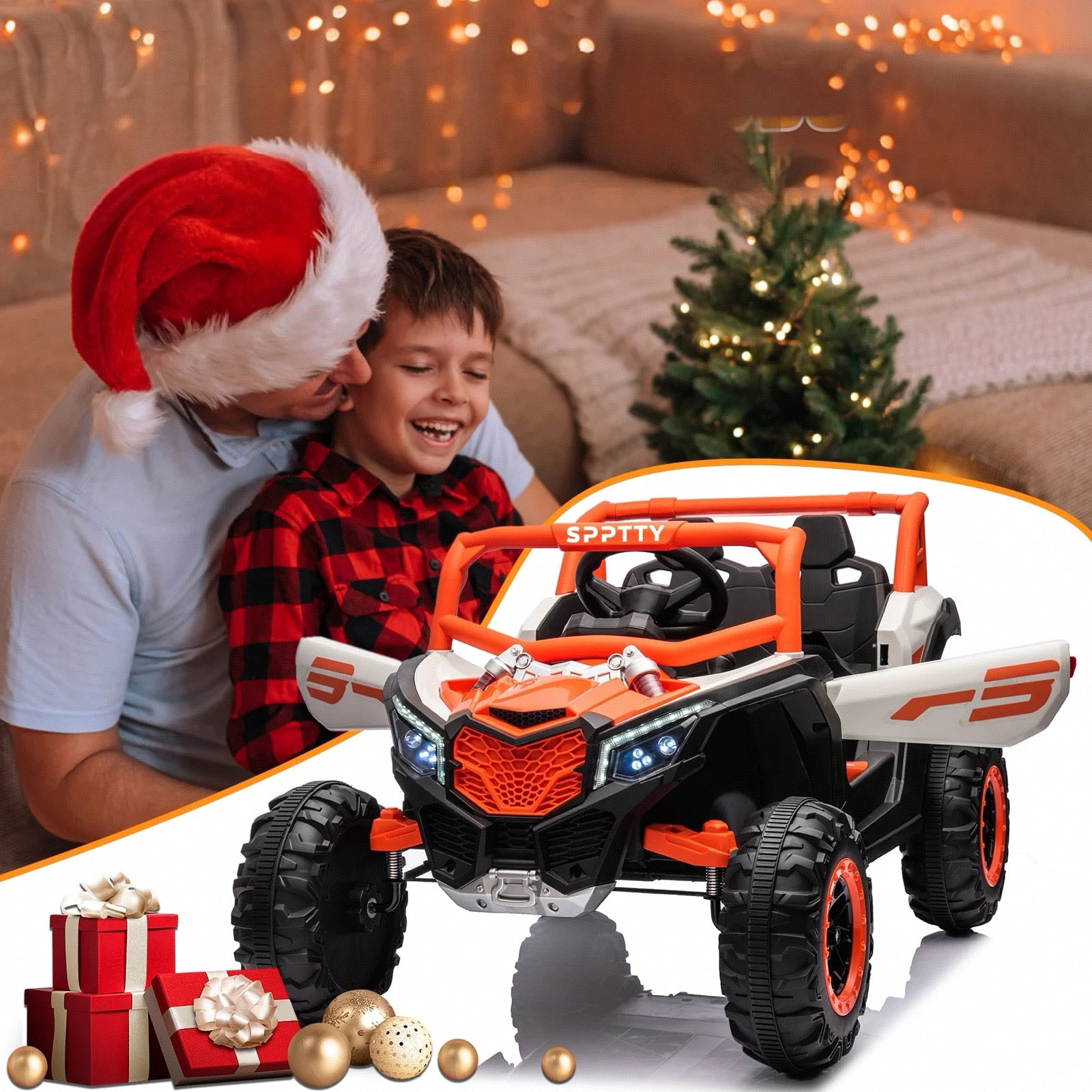 24V Kids Ride on Toy , 2WD Electric Ride on Car for Kids with Remote ...