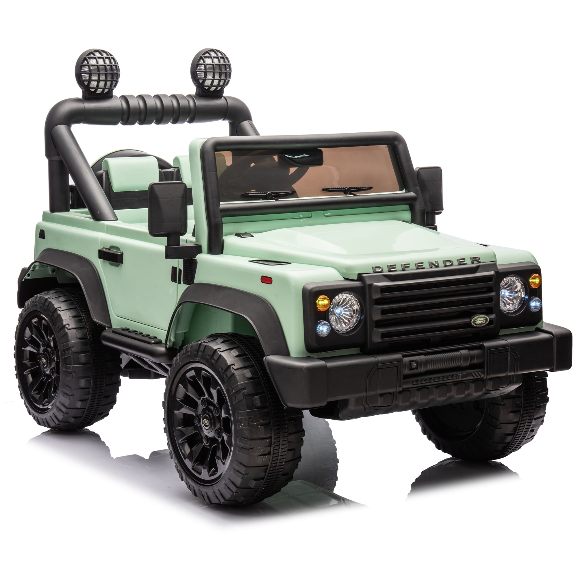 24V Land Rover Defender Ride-On Car with Remote Control & Bluetooth for ...
