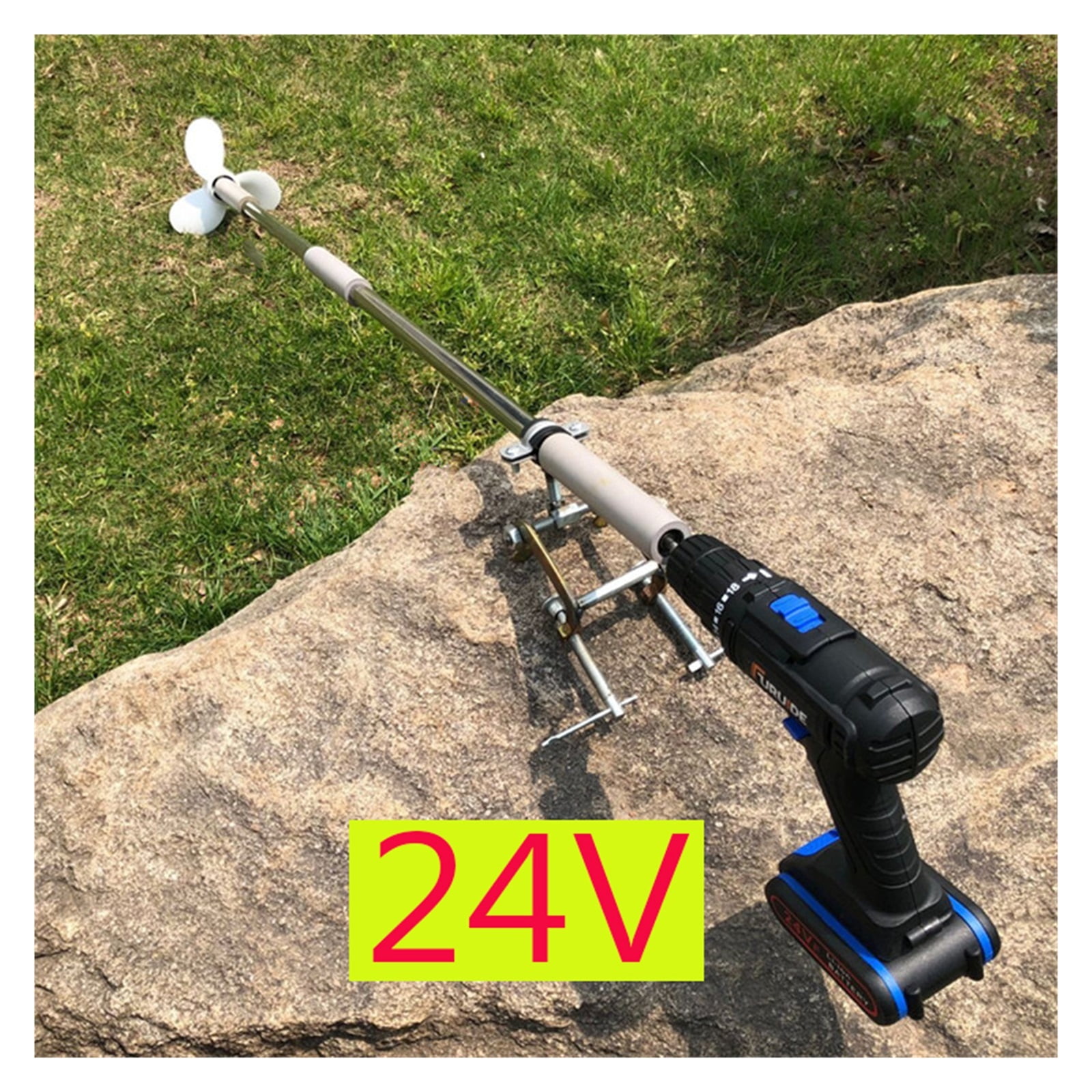 24V Lithium Battery Paddle Propeller Outboard Propeller Inflatable Boat ...