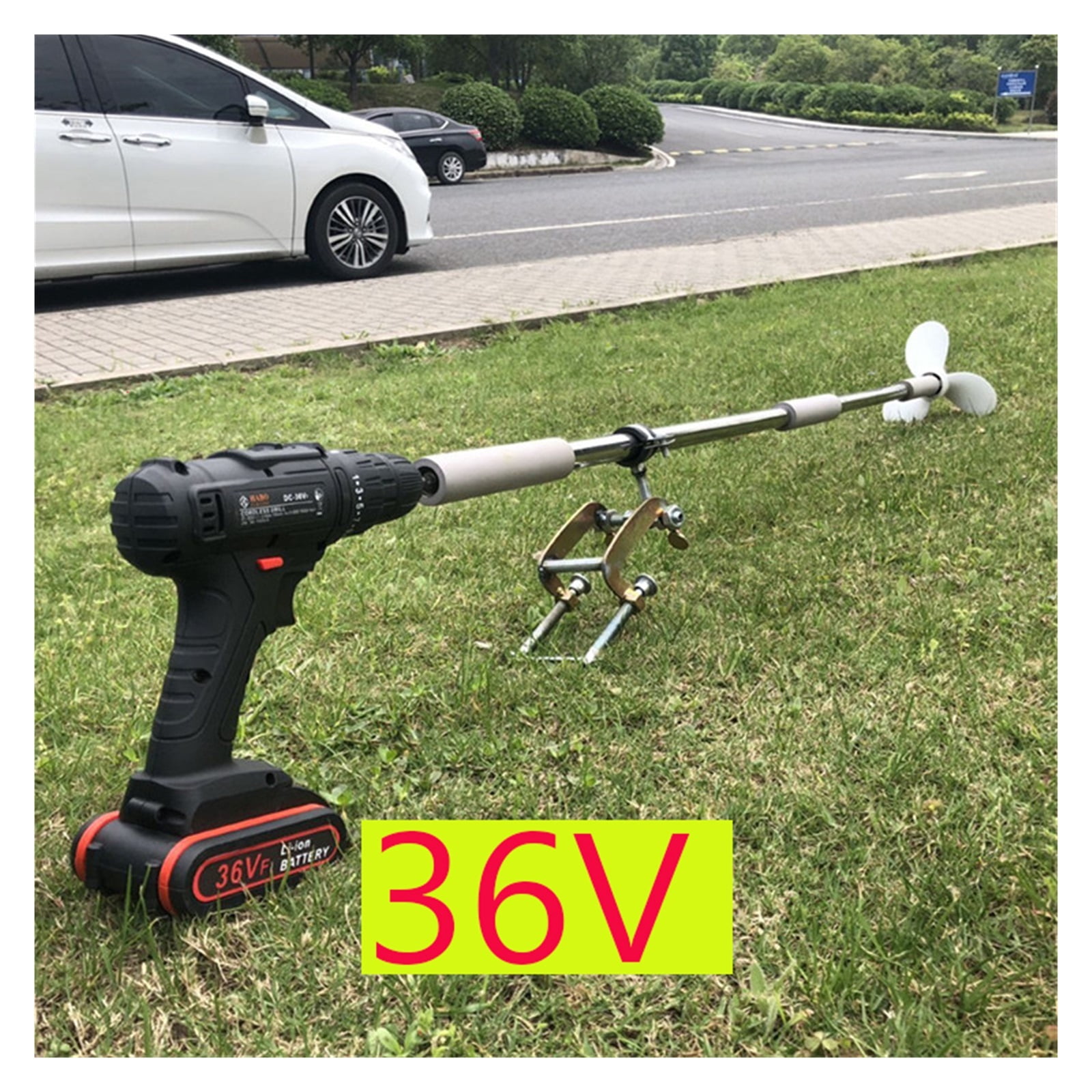 24V Lithium Battery Paddle Propeller Outboard Propeller Inflatable Boat ...