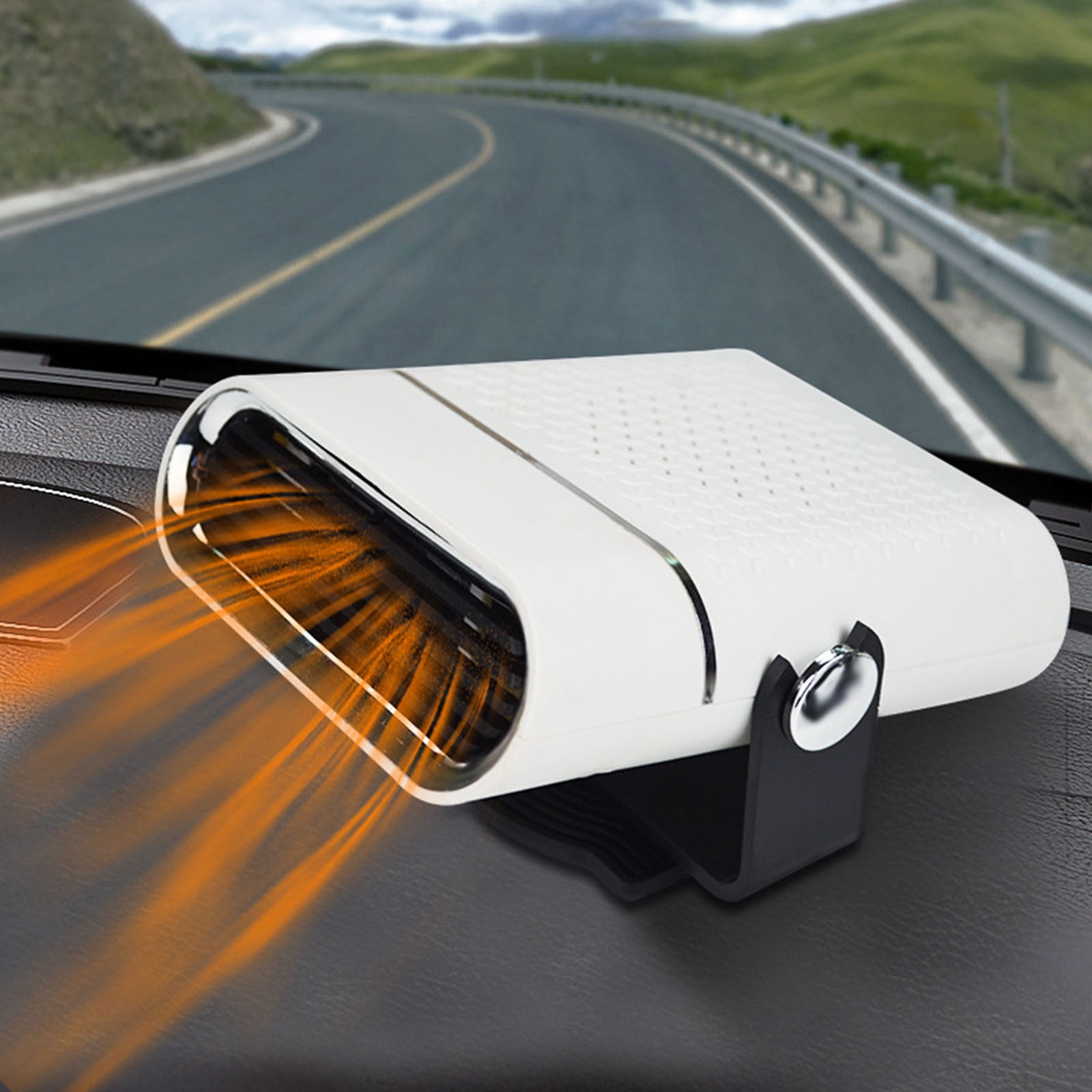 24V Portable Car 360° Rotary Heater Multi-Function In-Car Heating ...