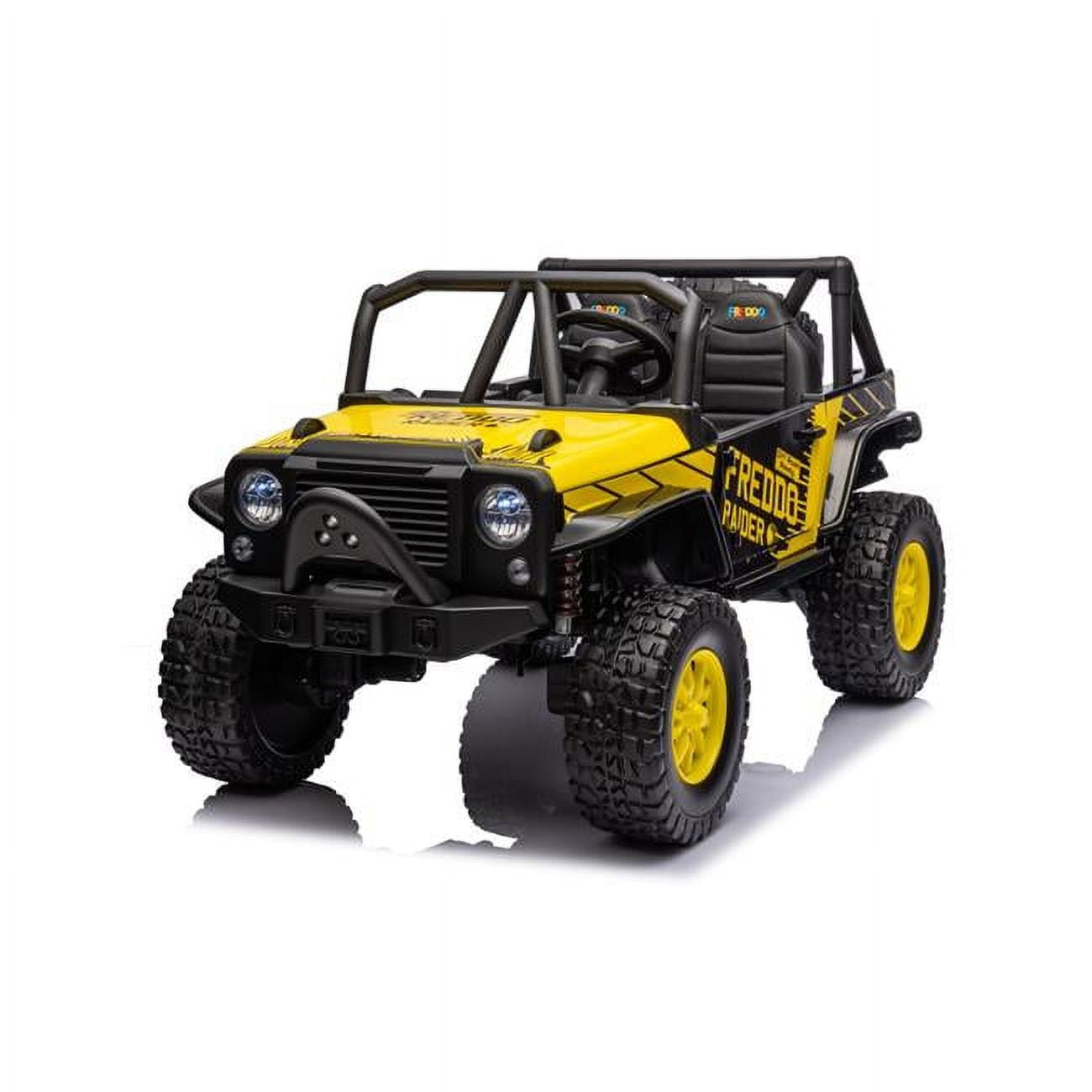 24V Raider 2-Seater Ride on Car, Yellow - Walmart.com