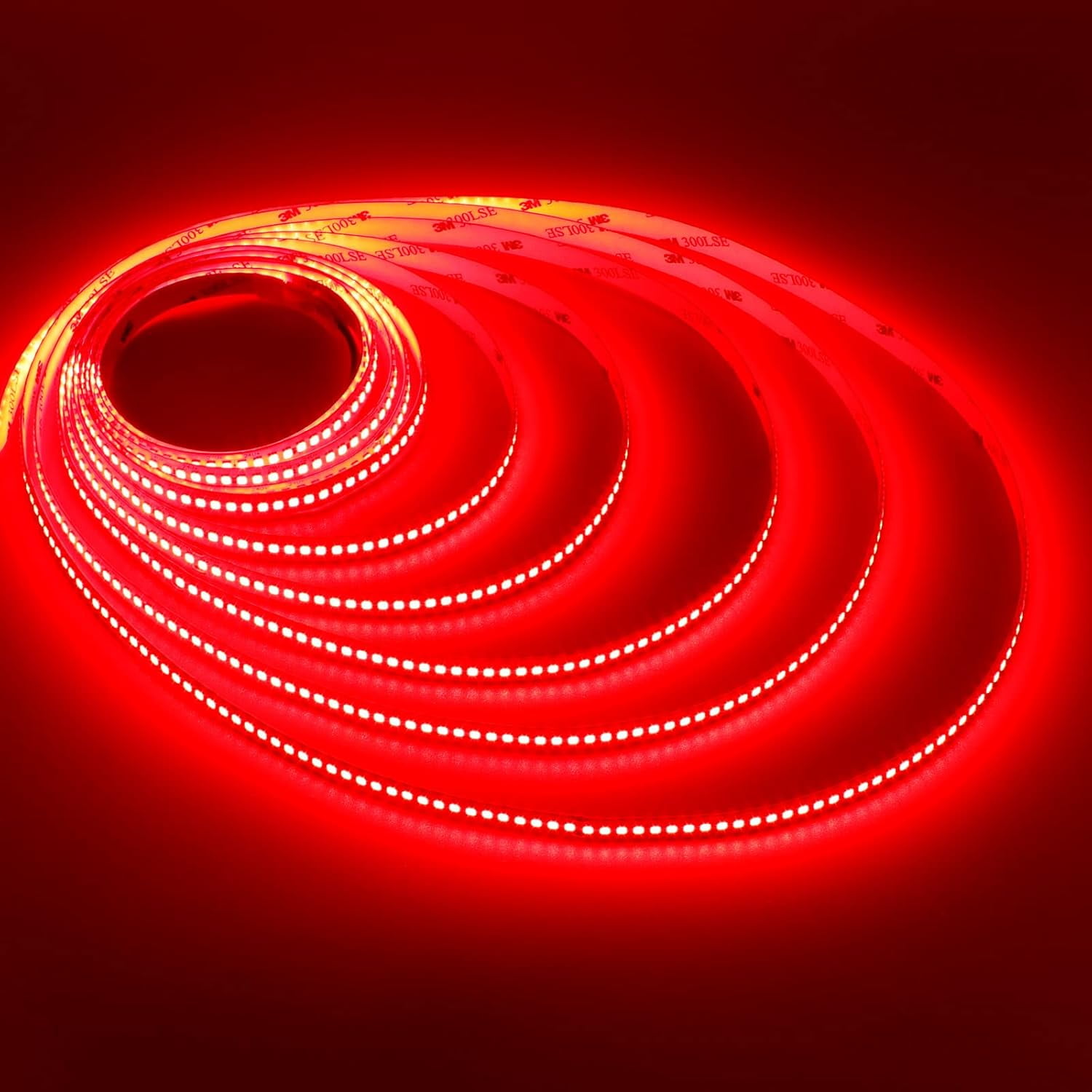24V Red LED Strip Lights 620-625nm 16.4ft High Brightness, UL Listed ...