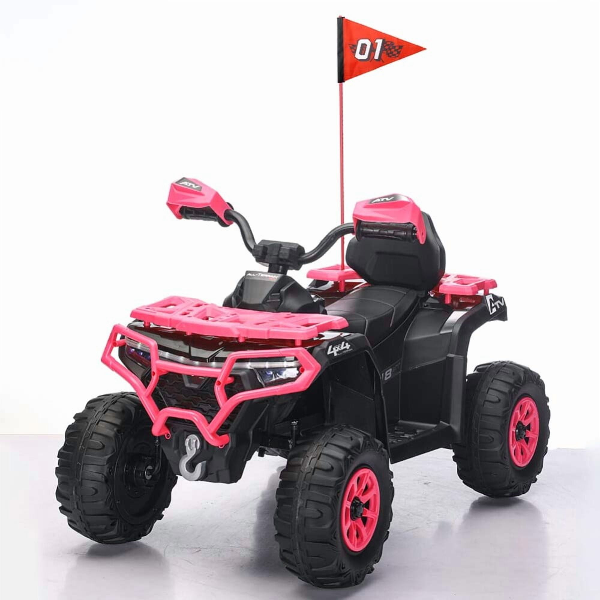 24V Ride on ATV for Big Kids, All Off-Road Electric Ride On Toys with ...