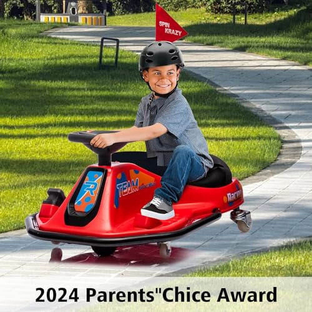 24V Ride on Car Electric Drifting Go Kart, Ride On Race Car for Ages 3 ...
