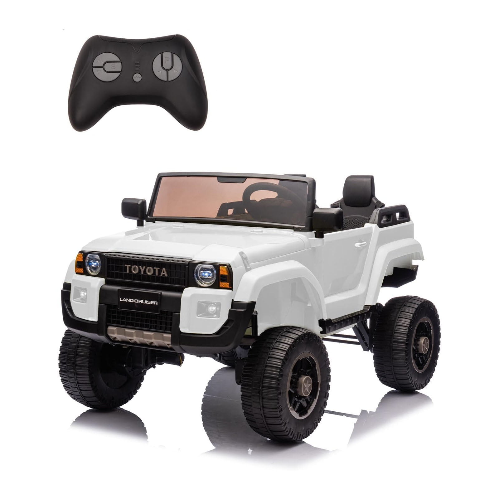 24V Ride On Car for Kids, 2 Seater Ride On Car Truck, Electric Car with ...