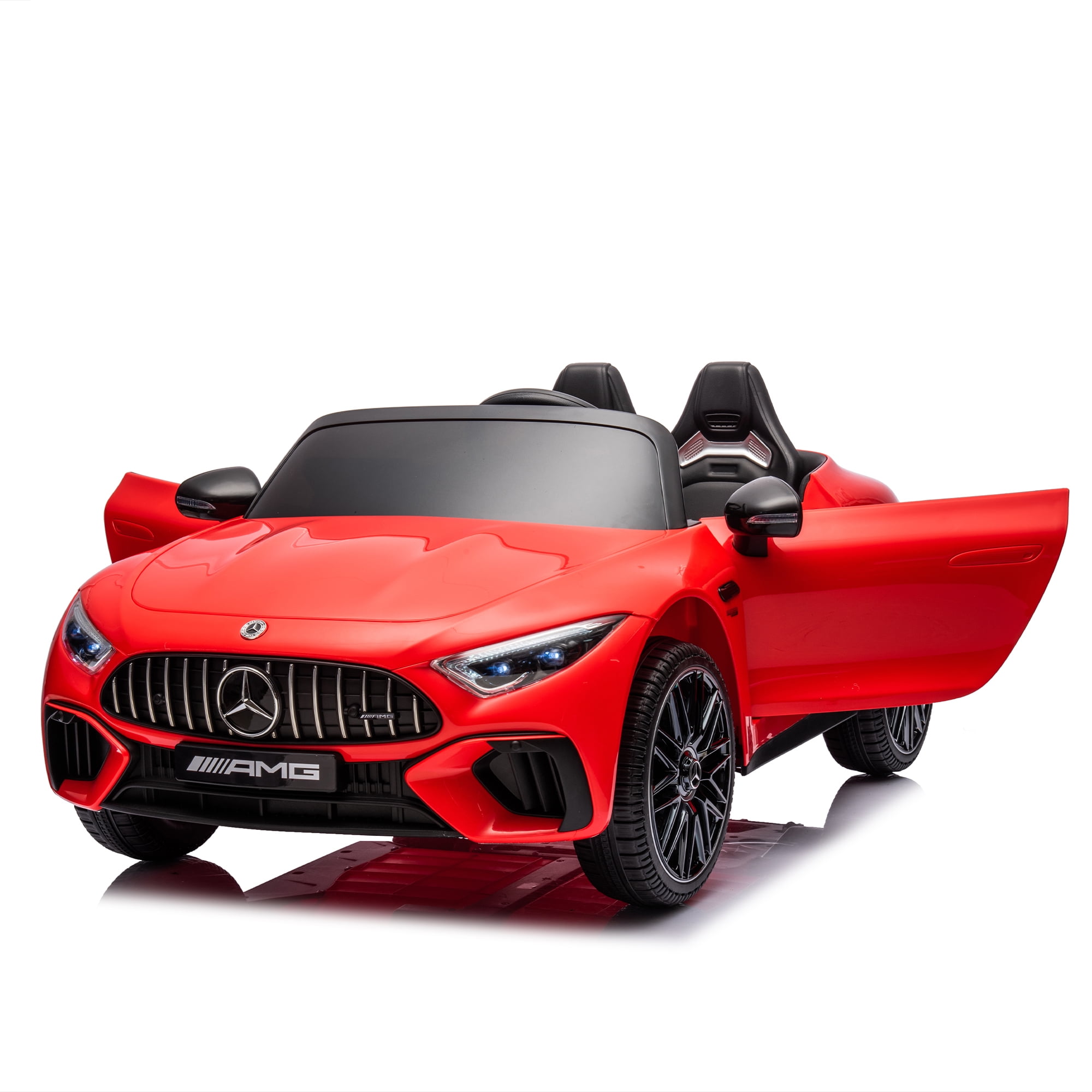24V Ride on Car w/Parent Remote Control, Licensed Mercedes-Benz SL63 ...