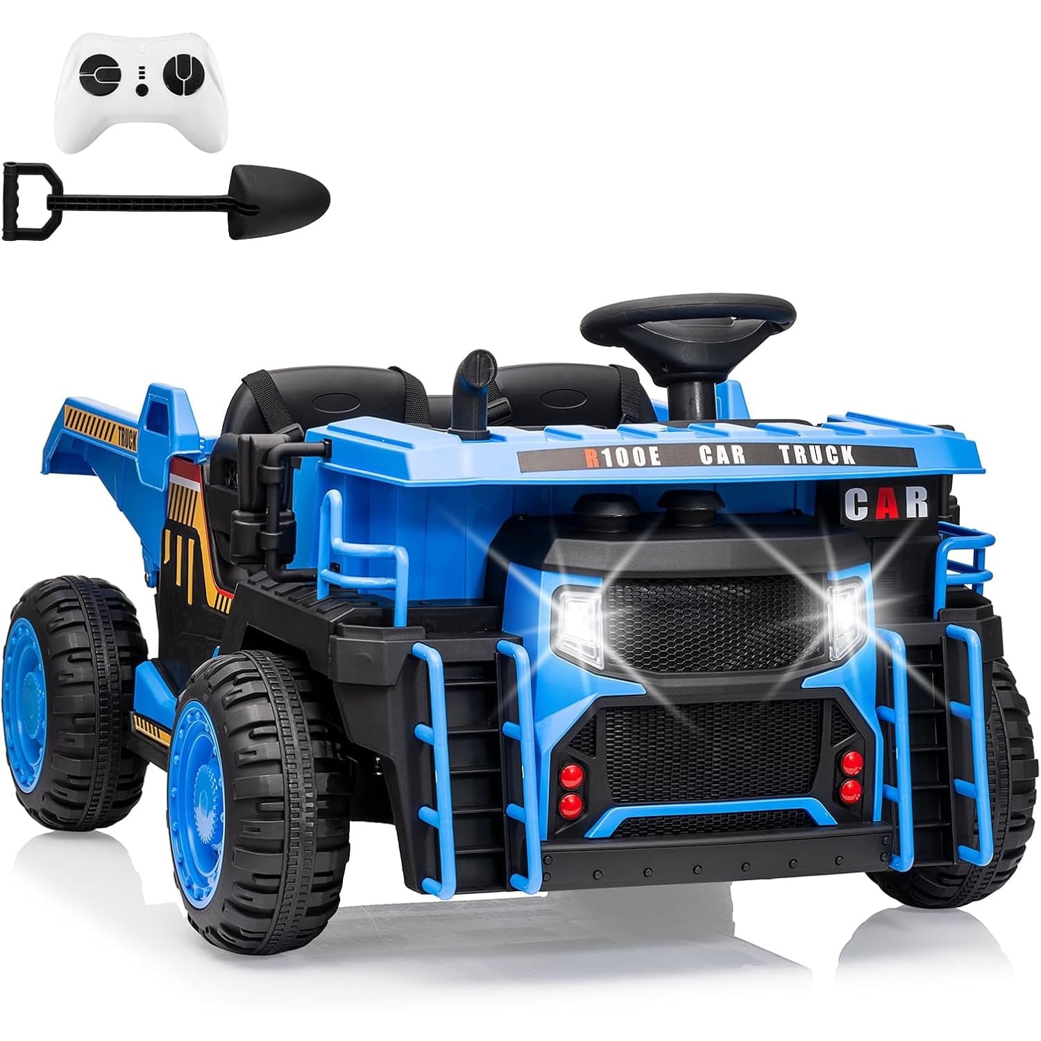 24V Ride on Dump Truck for Kids 2 Seater Electric Cars with Remote ...