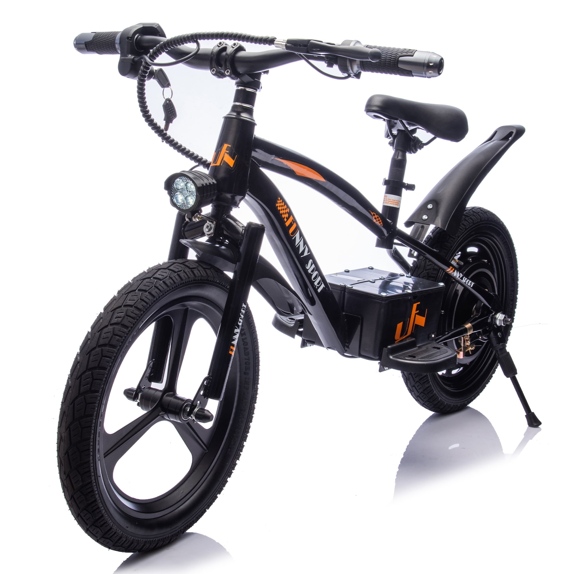 24V Ride On Electric Dirt Bike, 300W Motor Up to 12.43MPH, 16inches Wheels Adjustable Seat ...