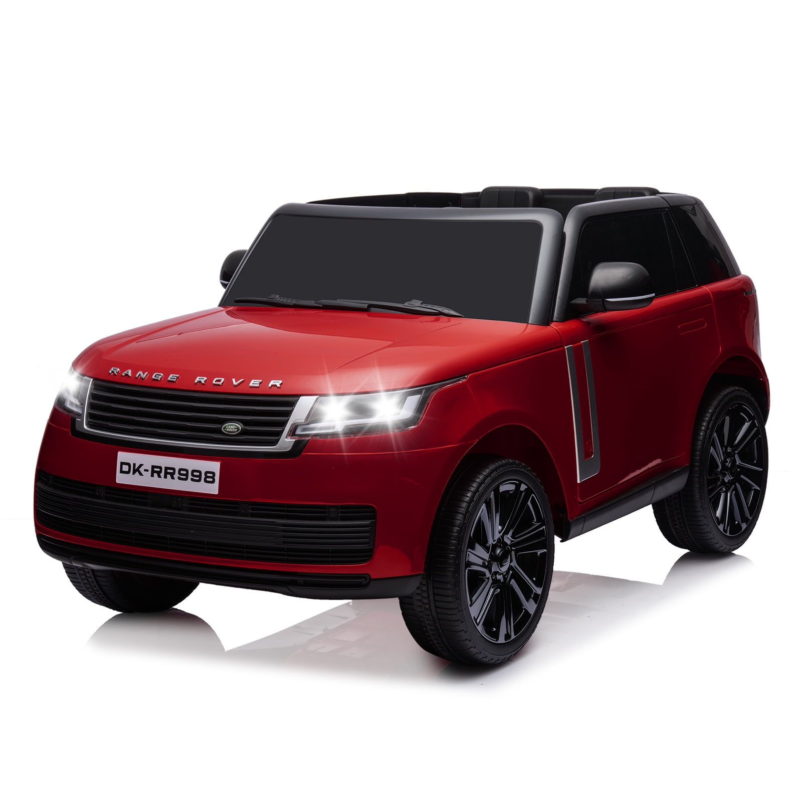 24V Ride On Toy, Licensed Land Rover Kids Car, 2-Seater Ride On Car w ...