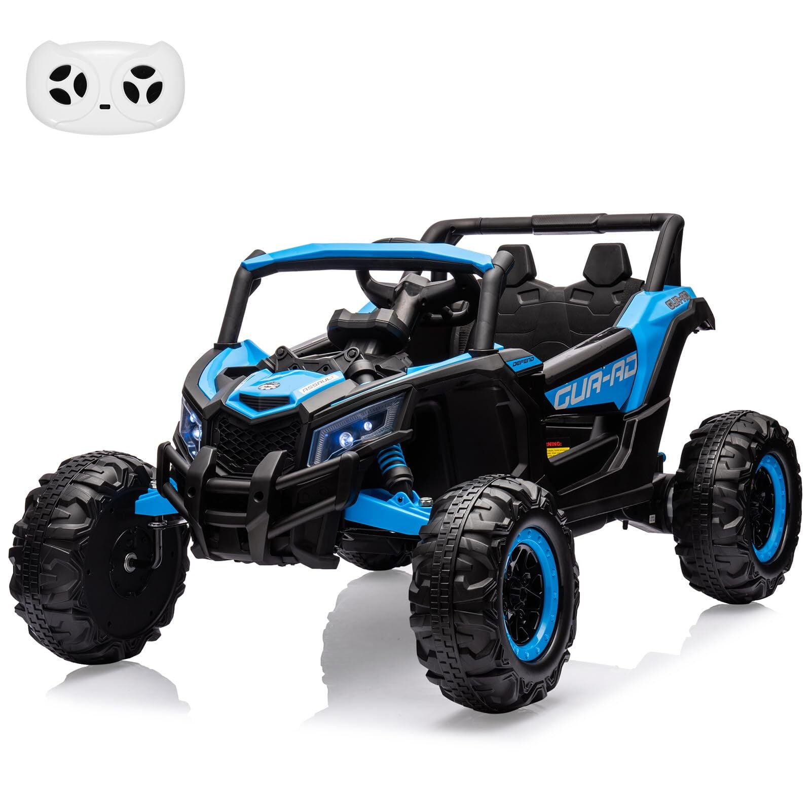 24V Ride On UTV w/ Remote, 200W Motor, Metal Frame, Off-Road Electric ...