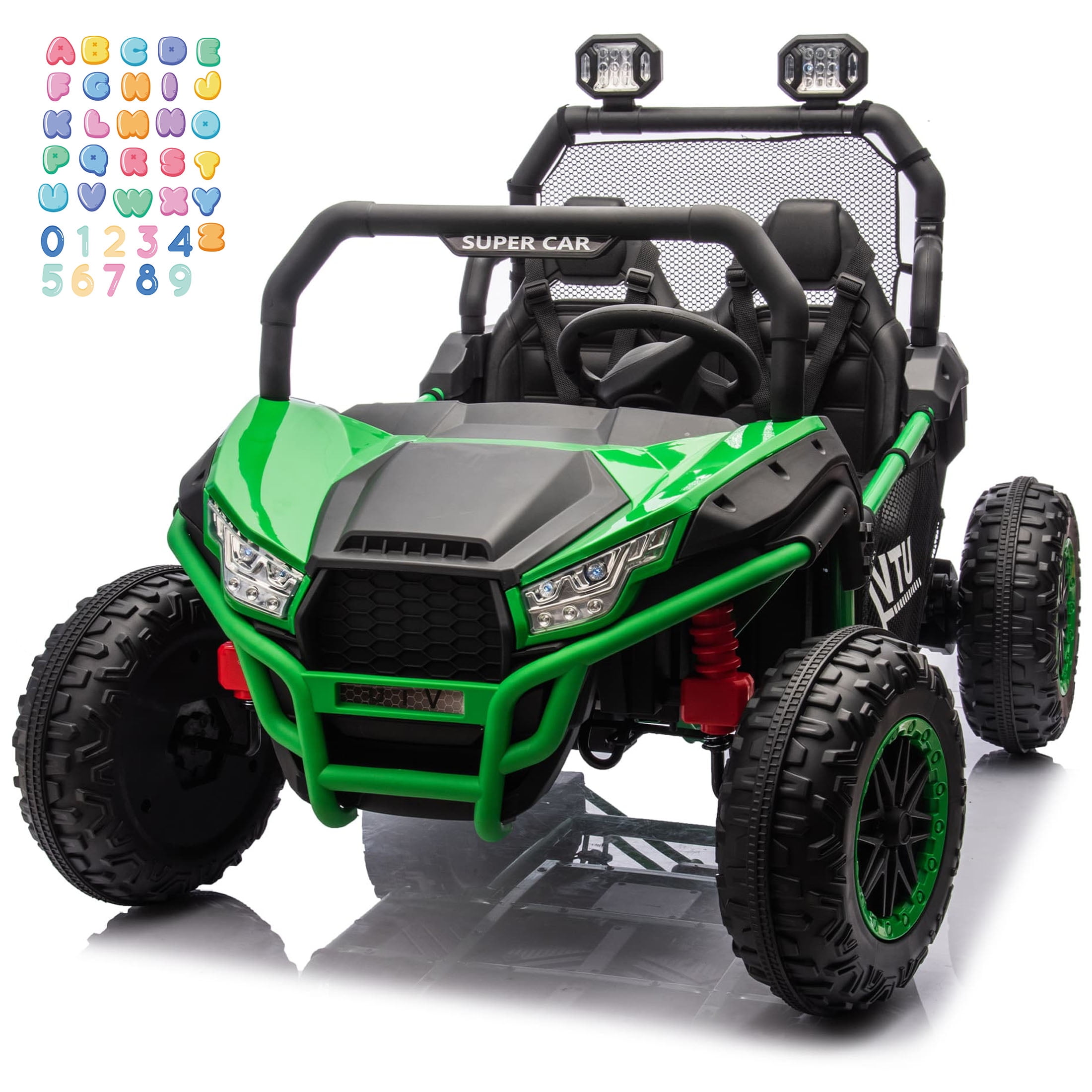 24V Ride on Toys for Big Kids, 2 Seater UTV Kids' Electric Vehicles W ...