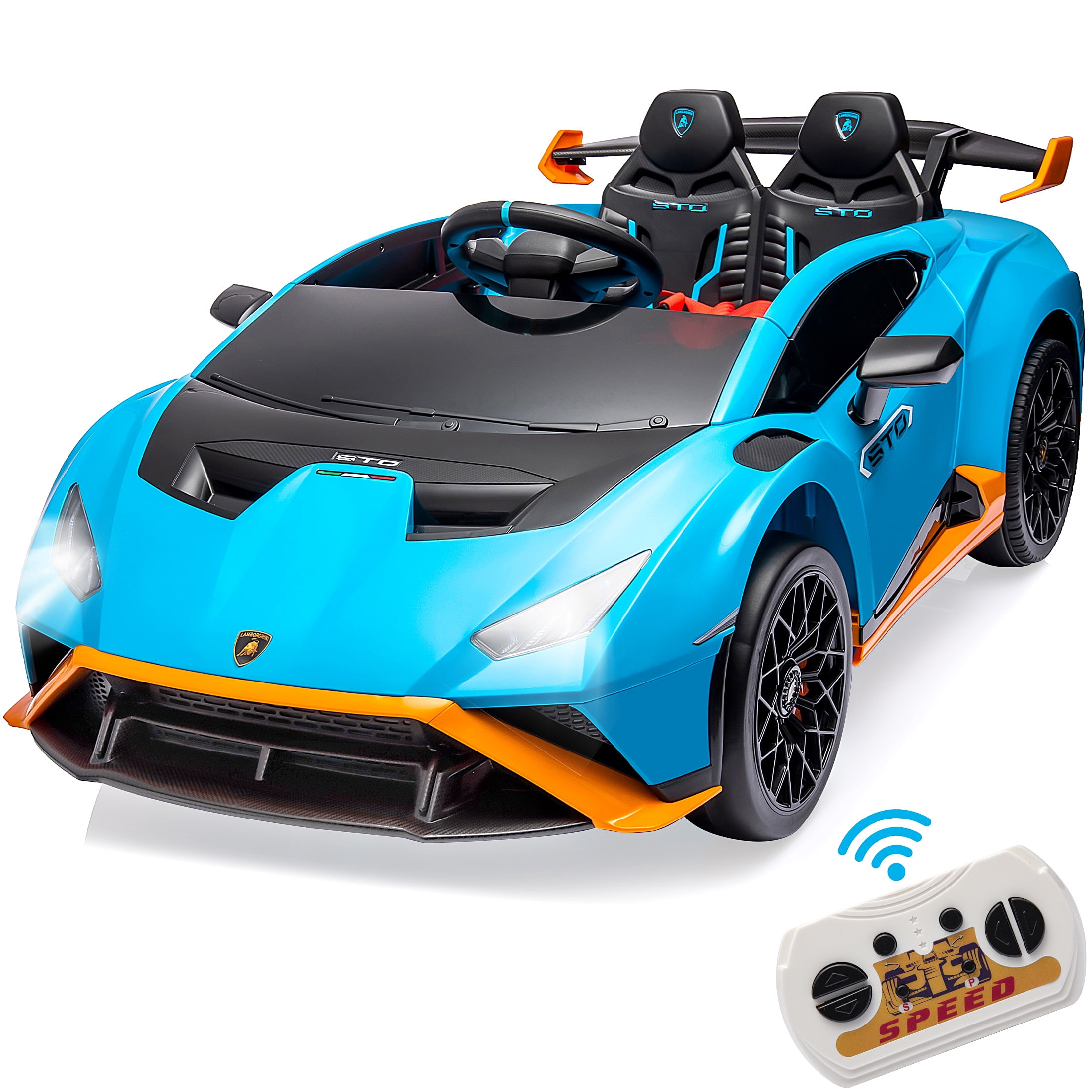 24V Ride on Toys Cars for Kids with Remote Control, Lamborghini Huracan ...