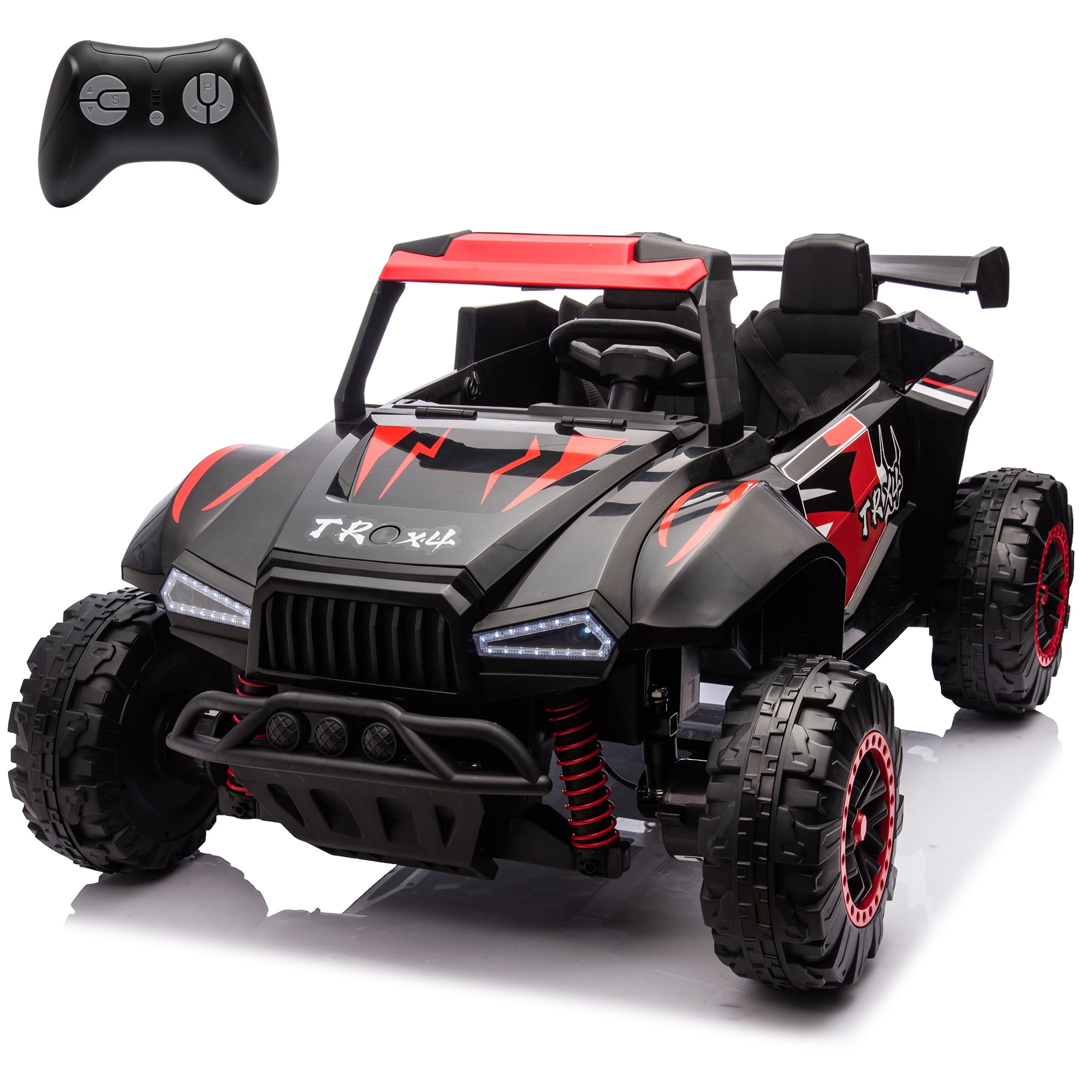 24V Ride on Car Toy with Remote Control, 2 Seater Kids Cars to Drive ...