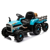 Joynovia 24V Ride On Tractor 2.0 with Trailer, Electric Toy for Kids ...