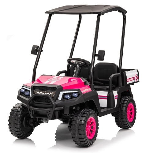 24V Ride On UTV for Kids with Remote Control, Bluetooth, Dual Seats ...