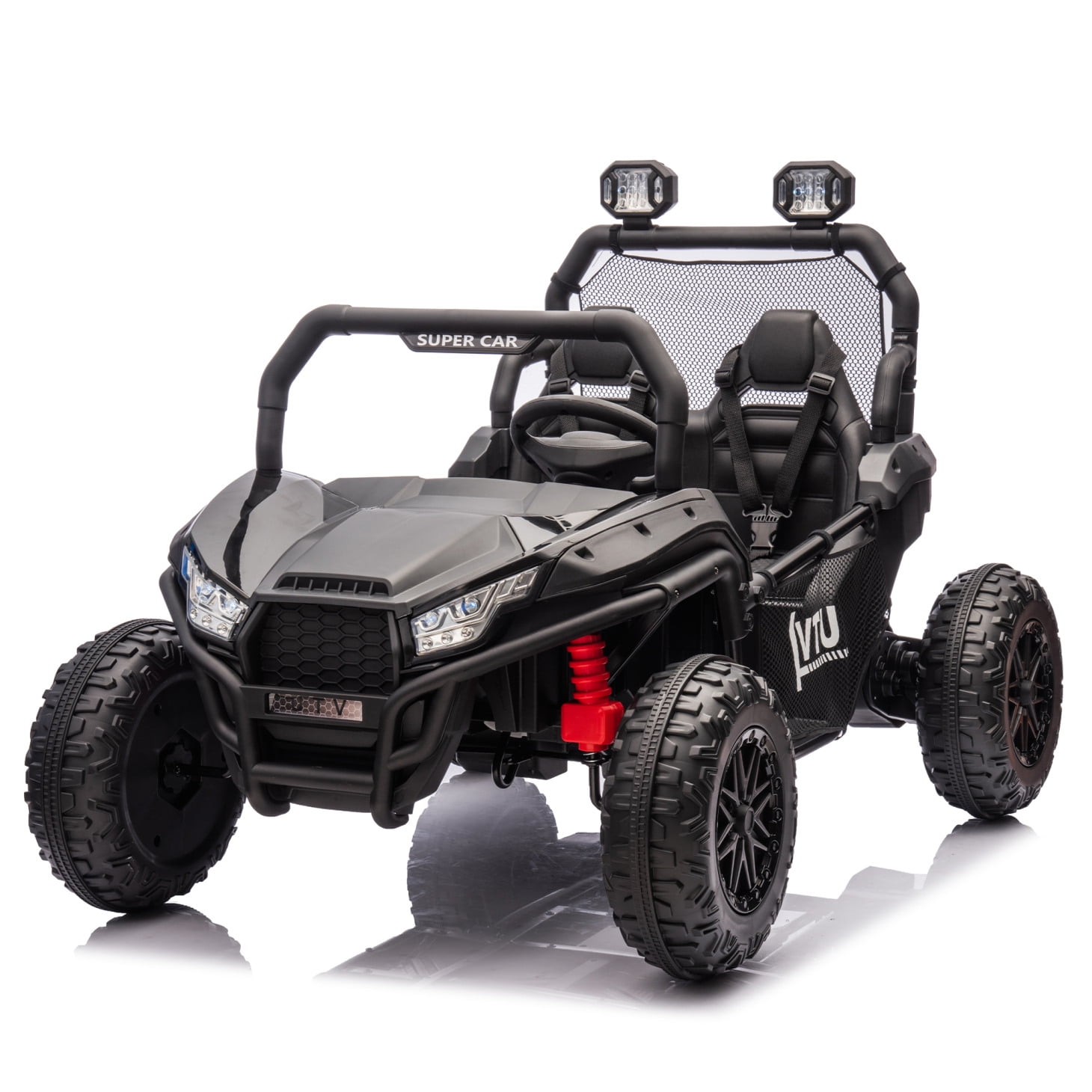 24V Ride on car, Two Seater Ride On Cars for Kids, Kid Ride On Toy with ...