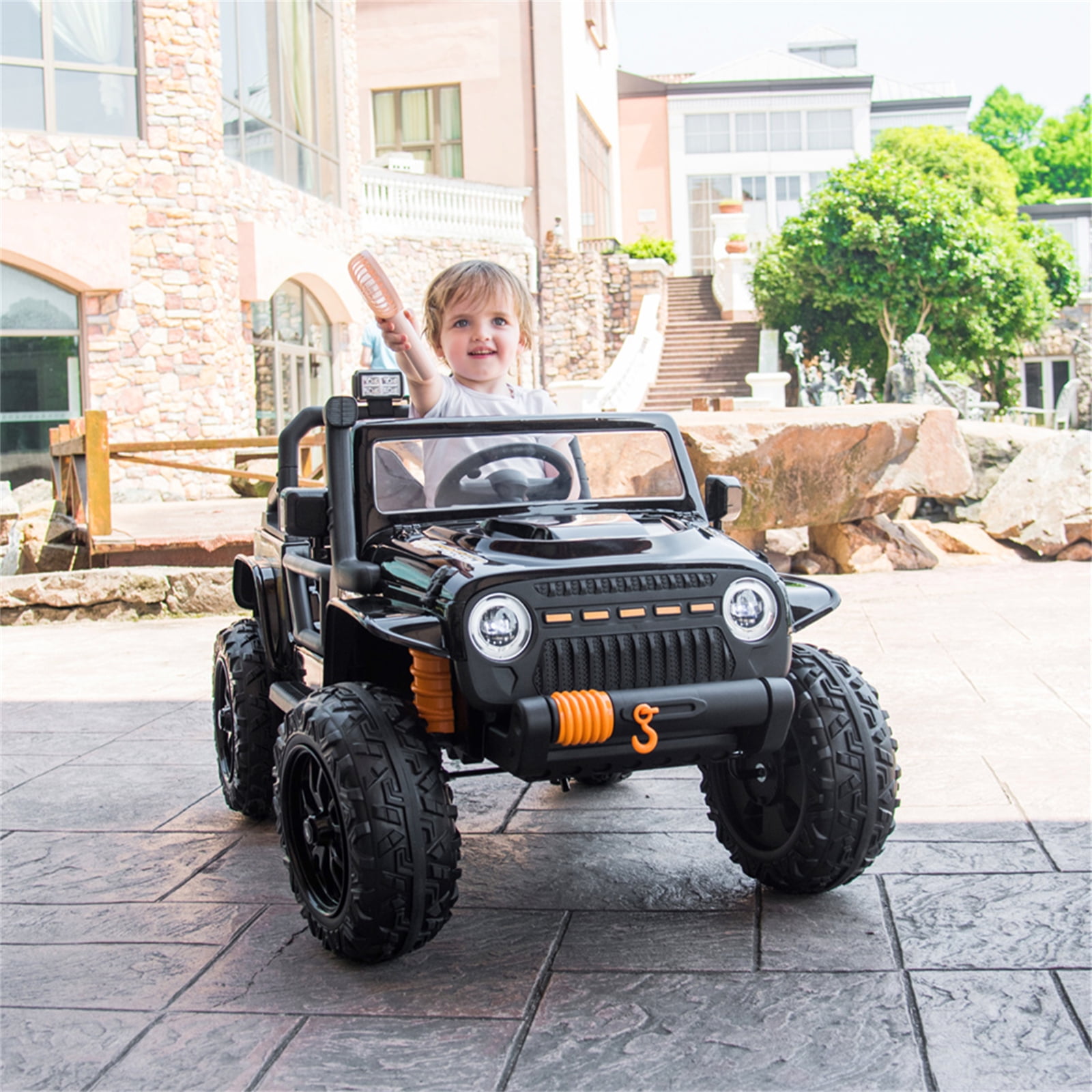 24V Ride on Car for Kids, Battery Powered Toy Car with Remote Control ...