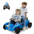 24V Ride on Parent-Child Car, 2 Seater Kids Ride on Toys w/ Remote ...