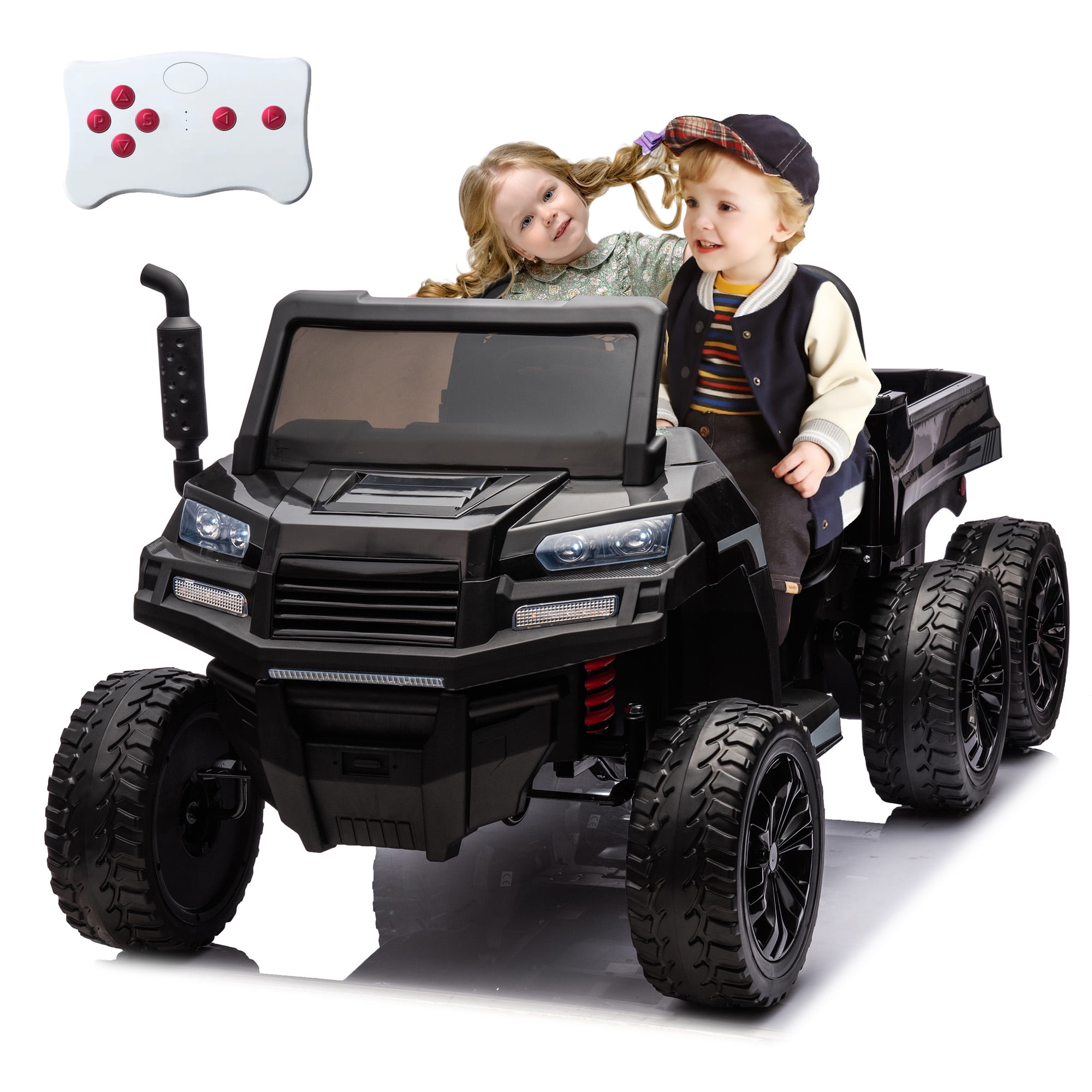 24V Ride on Truck 2 Seater Kids Ride on Car for Boys and Girls Ride on ...