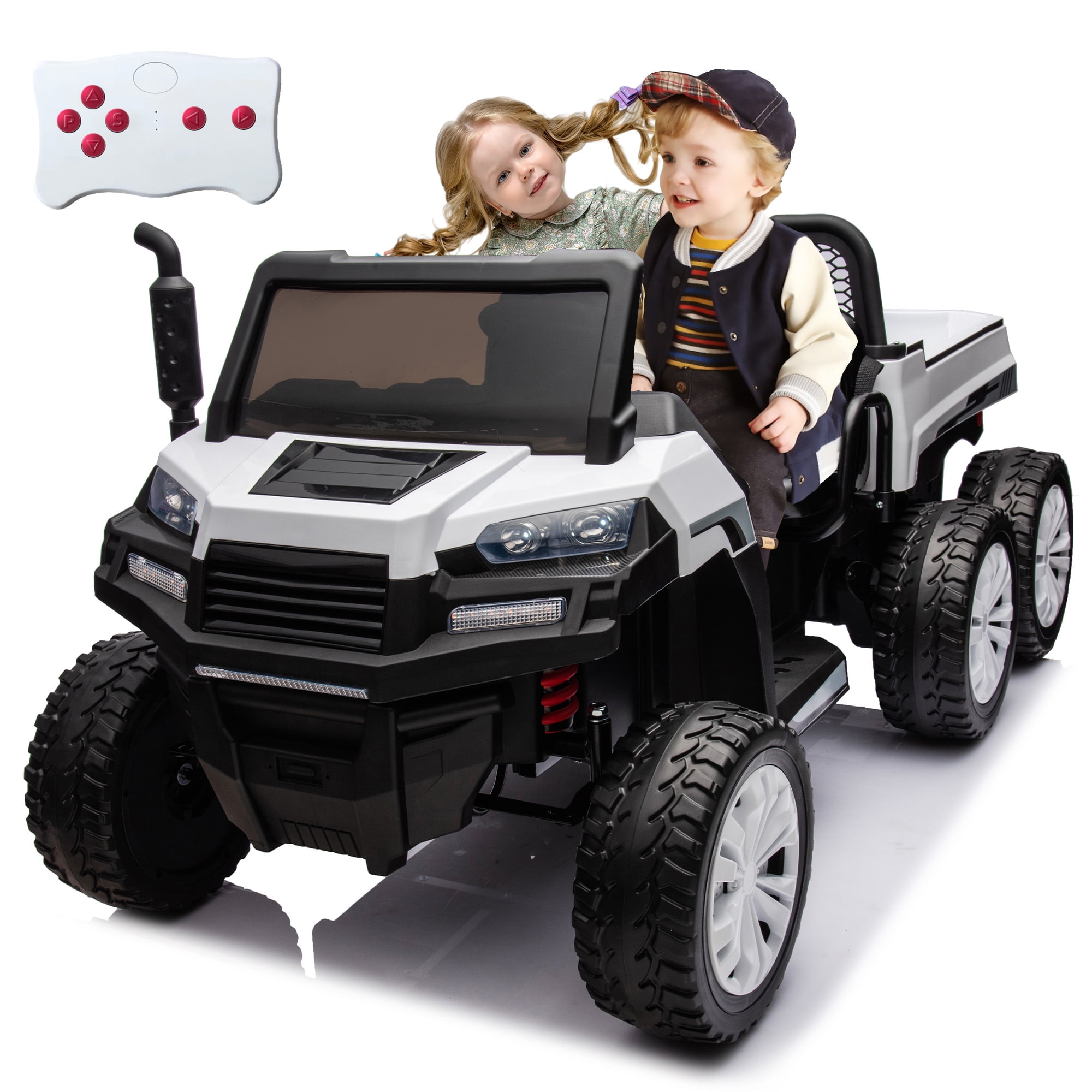 24V Ride on Truck 2 Seater Kids Ride on Car for Boys and Girls Ride on ...