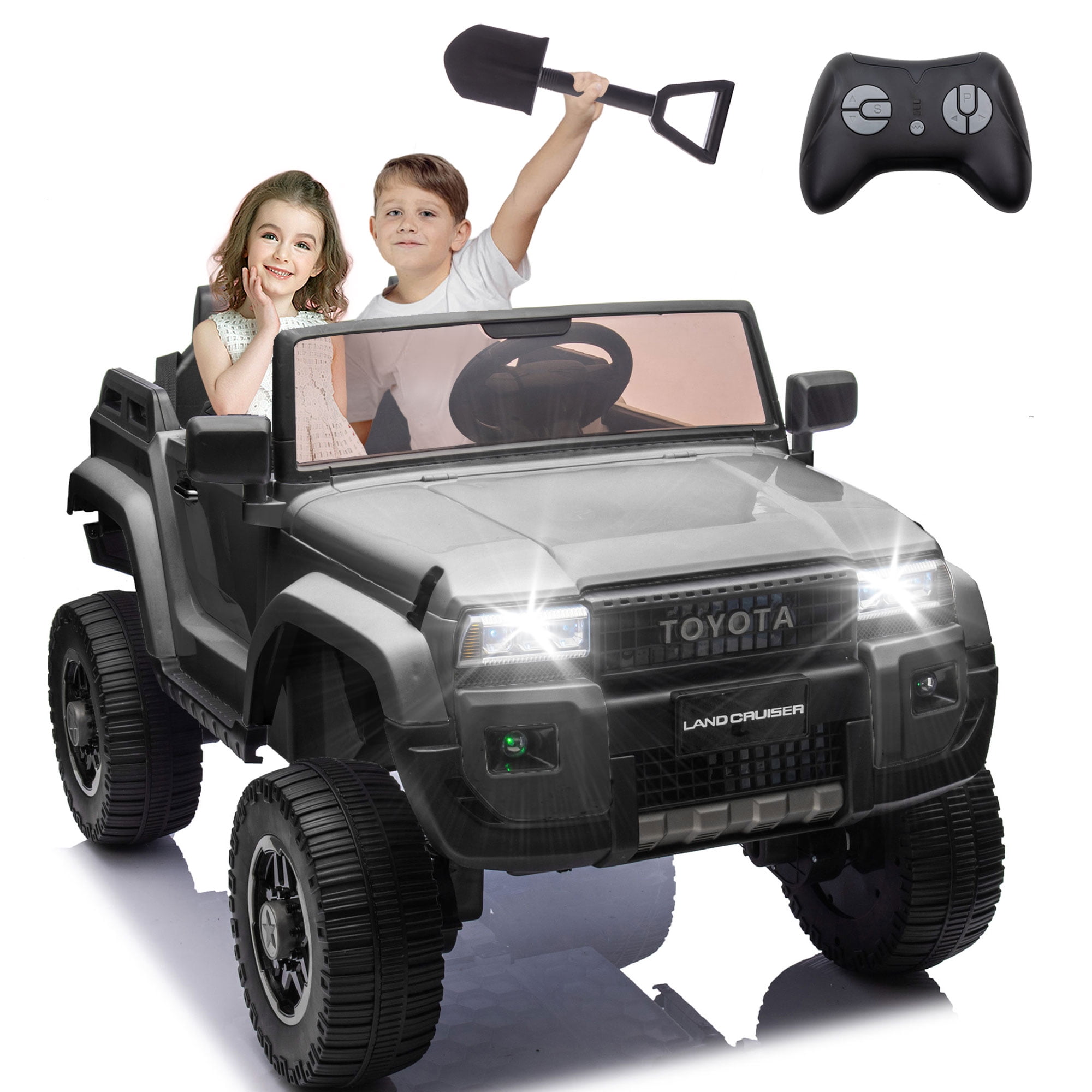 24V Toyota LC250 2 Seater Kids Ride on Car w/Remote Control, 24V 7AH ...
