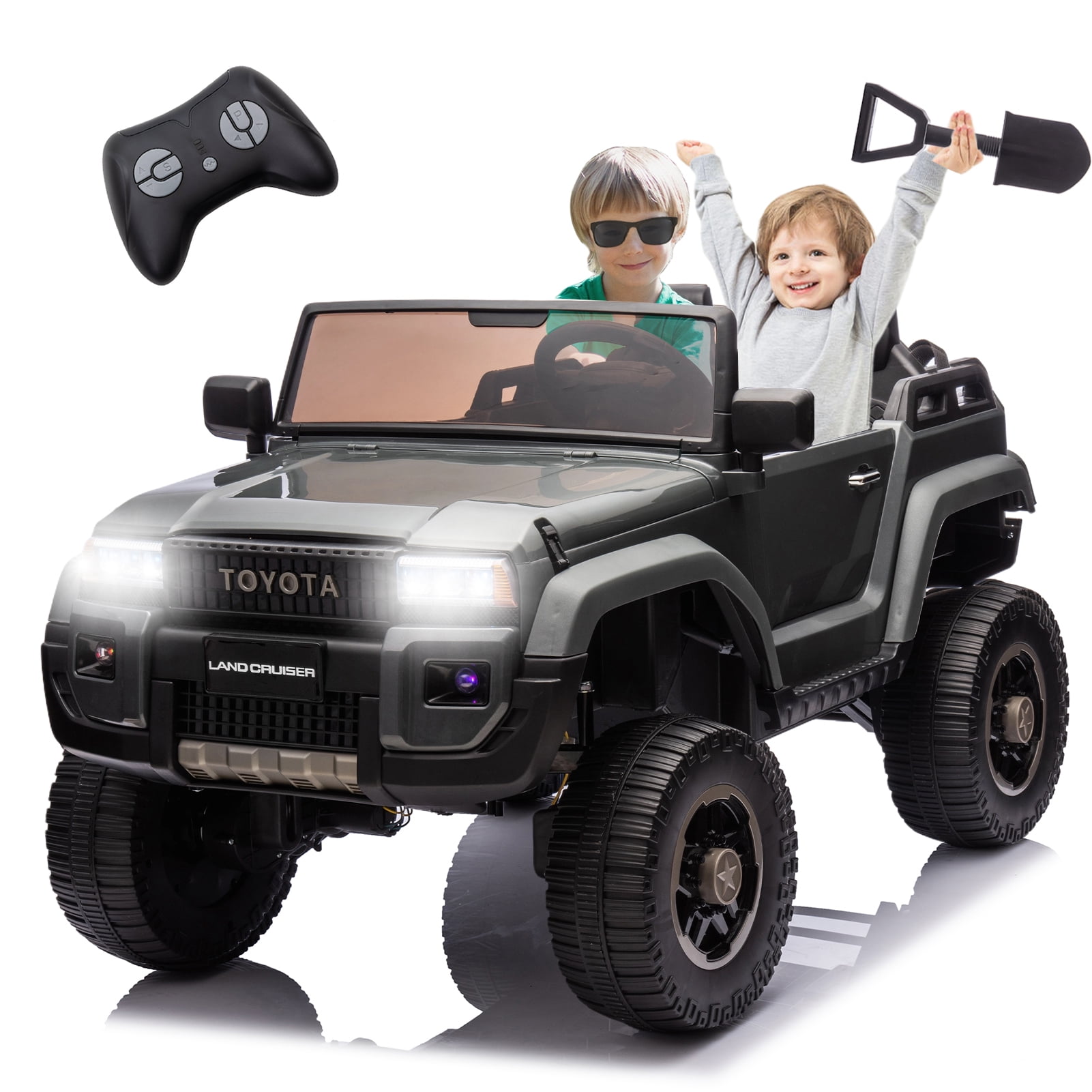 24V Toyota LC250 2 Seater Kids Ride on Car w/Remote Control, 24V 7AH ...