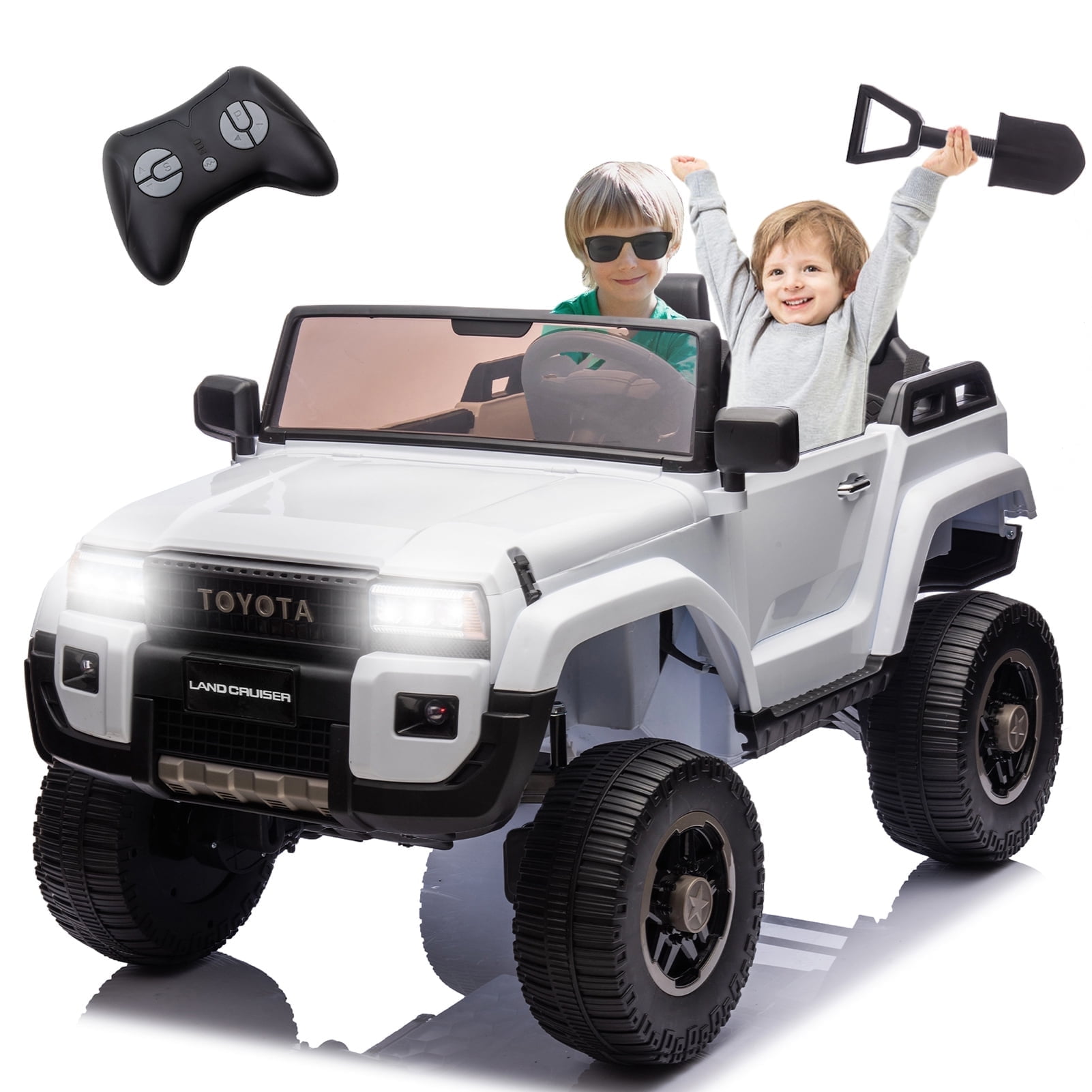 24V Toyota LC250 2 Seater Kids Ride on Toys w/Remote Control, 24V 7AH ...