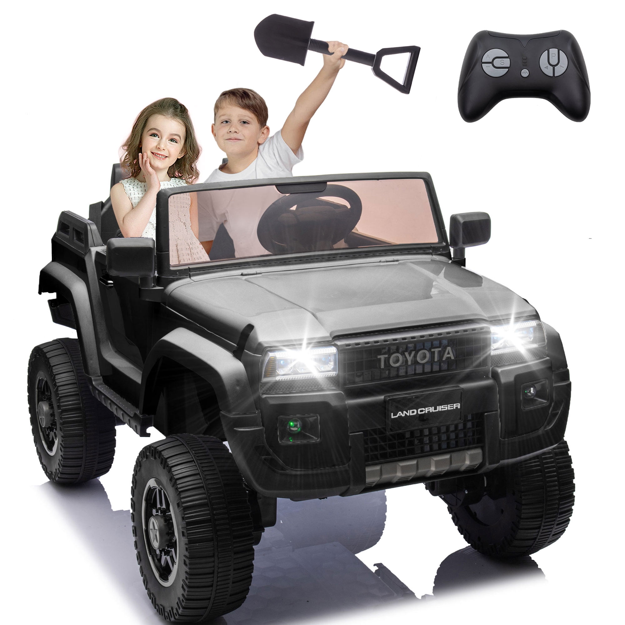 24V Toyota LC250 2 Seater Kids Ride on Toys w/Remote Control, 24V 7AH ...