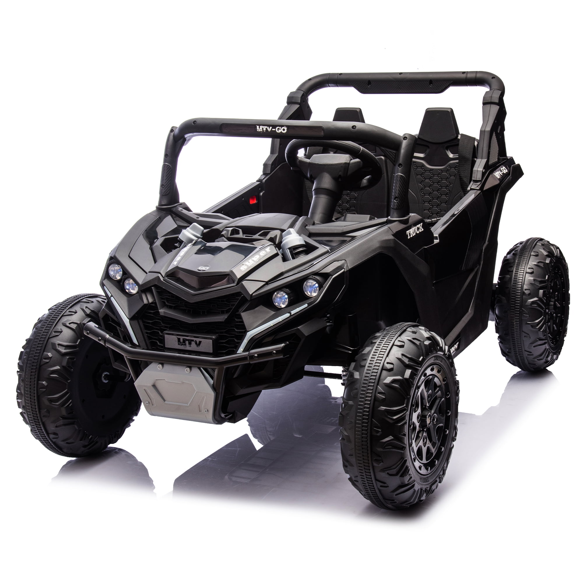24V Two-Seater Kids Ride On UTV W/Parents Remote Control,Four-Wheel ...