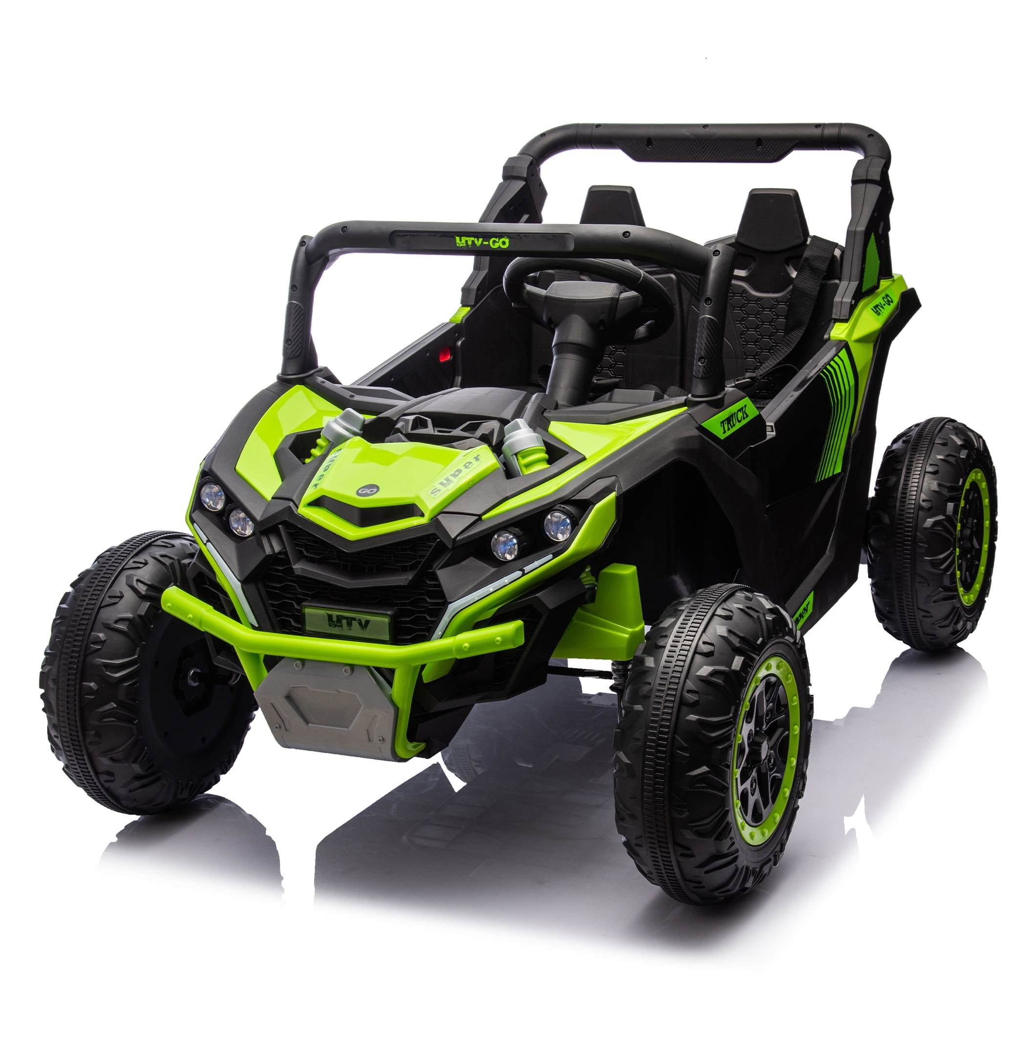 24V Two-Seater Kids Ride On UTV W/Parents Remote Control,Four-Wheel ...
