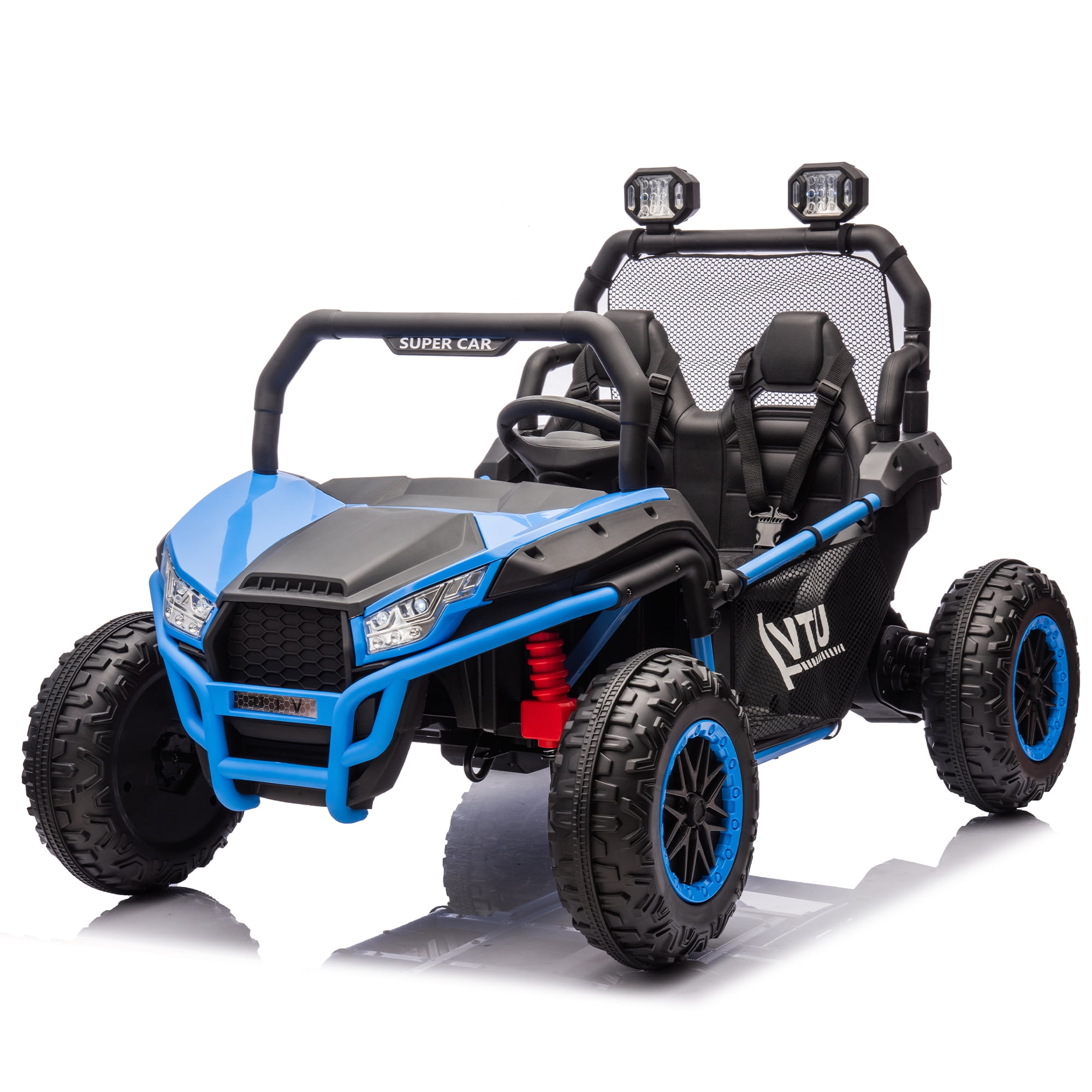 24V Two-seater Kids Ride On UTV W/Parents Control,400W Super Power,Four ...