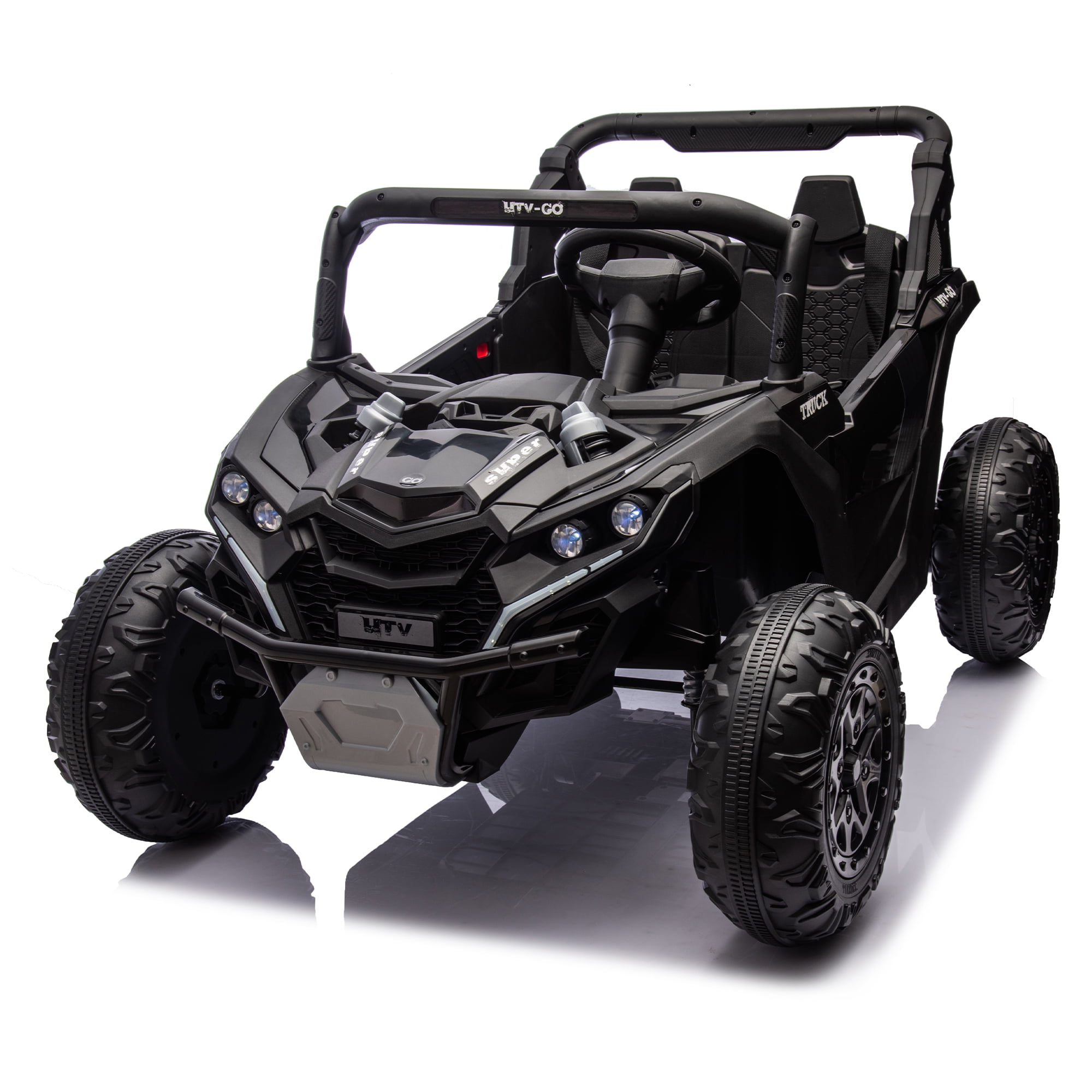 24V Two - seater Kids Ride - on UTV with Parents Remote Control, Four ...