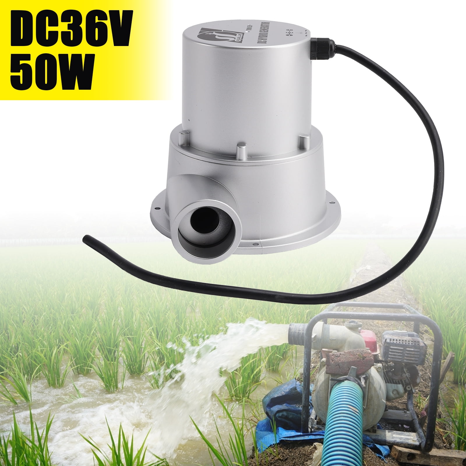 24V Water Flow Turbine Small Hydroelectric Generator DC36V 50W for Home Field - Walmart.com