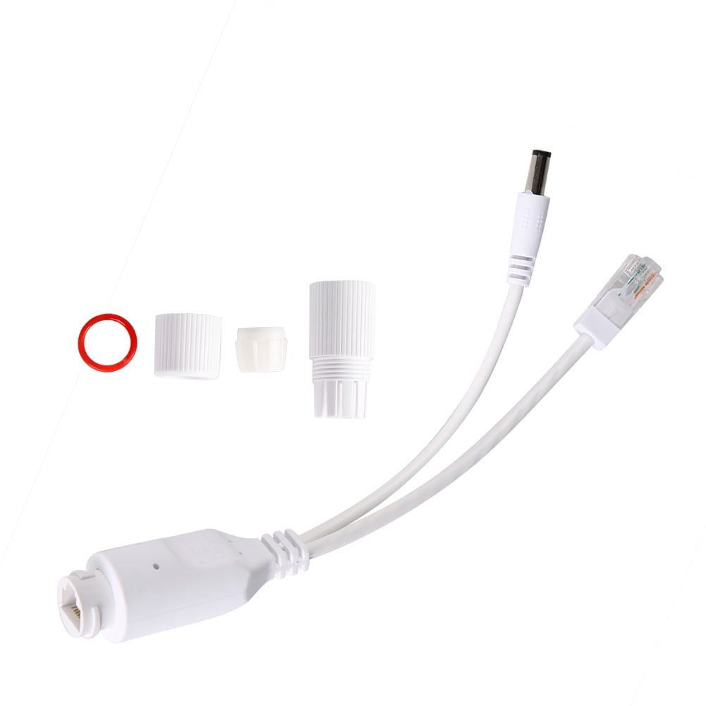 24V Waterproof IP Camera Power Over Ethernet Adapter POE Cable Splitter ...