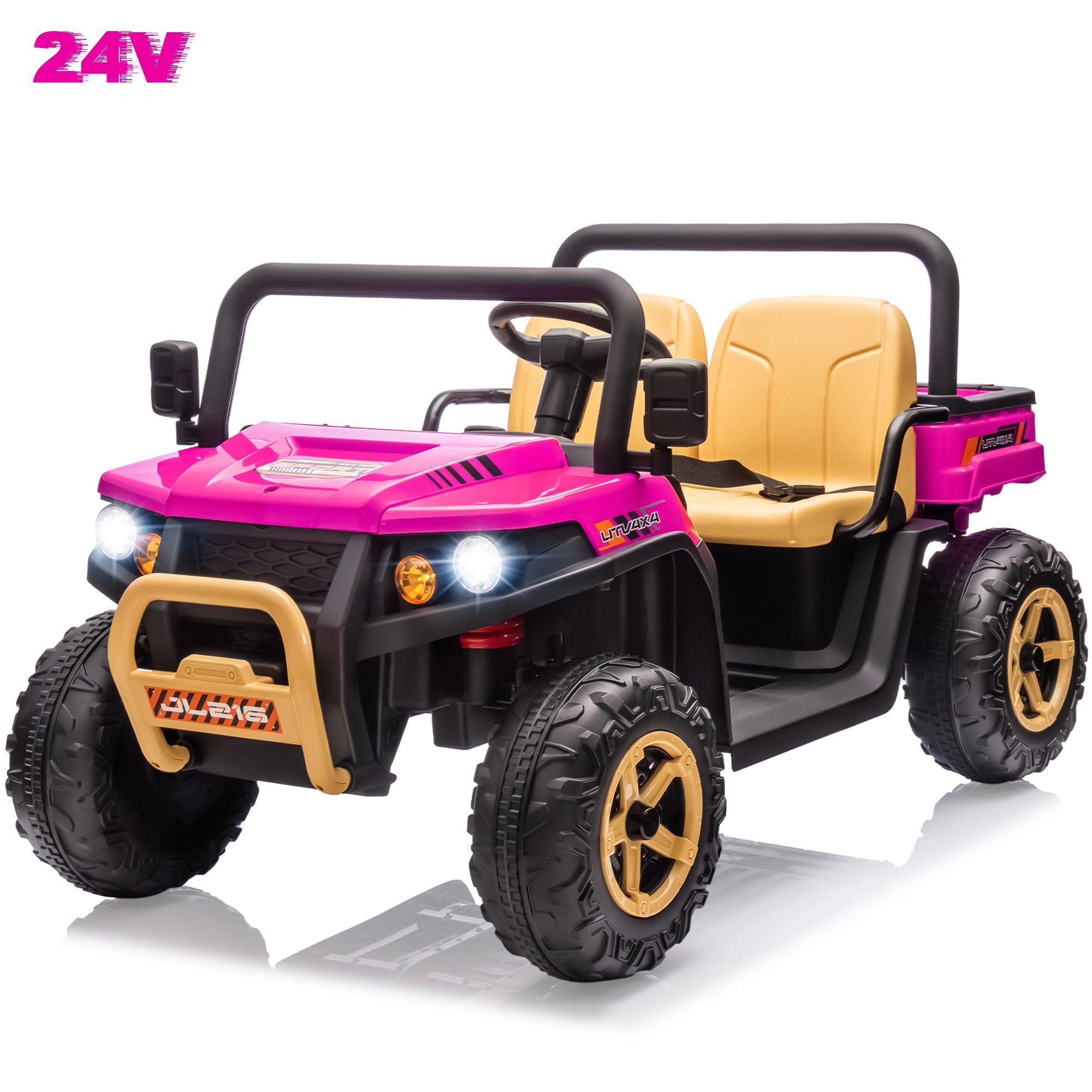 24V XXXL Kids Ride On UTV W/Parents Remote Control,Two-seater,Automatic ...