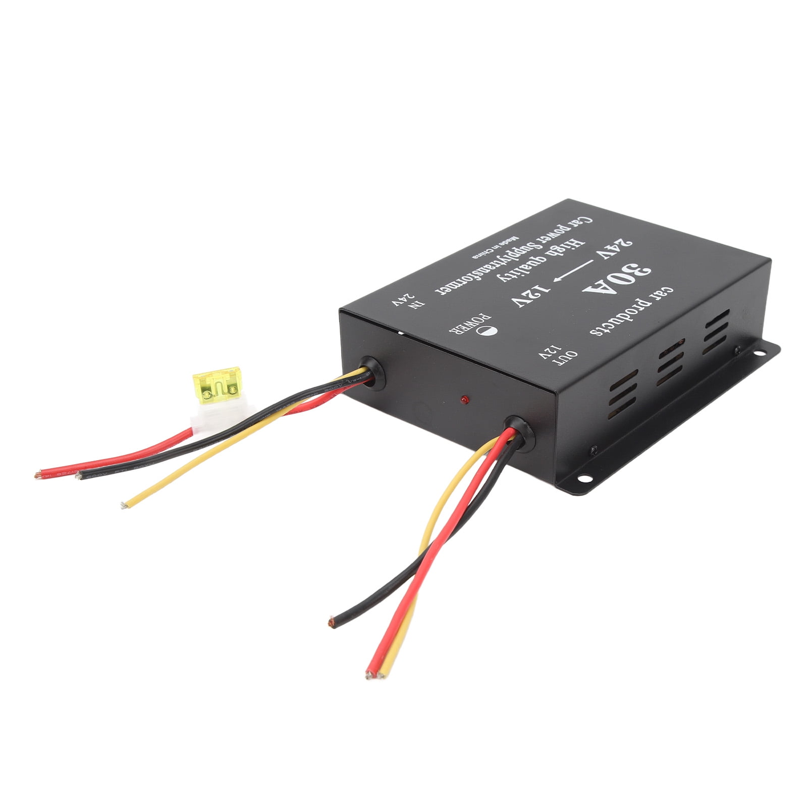 24V to 12V DC Car Power Converter, 30A 300A Outlet Adapter for Vehicle ...
