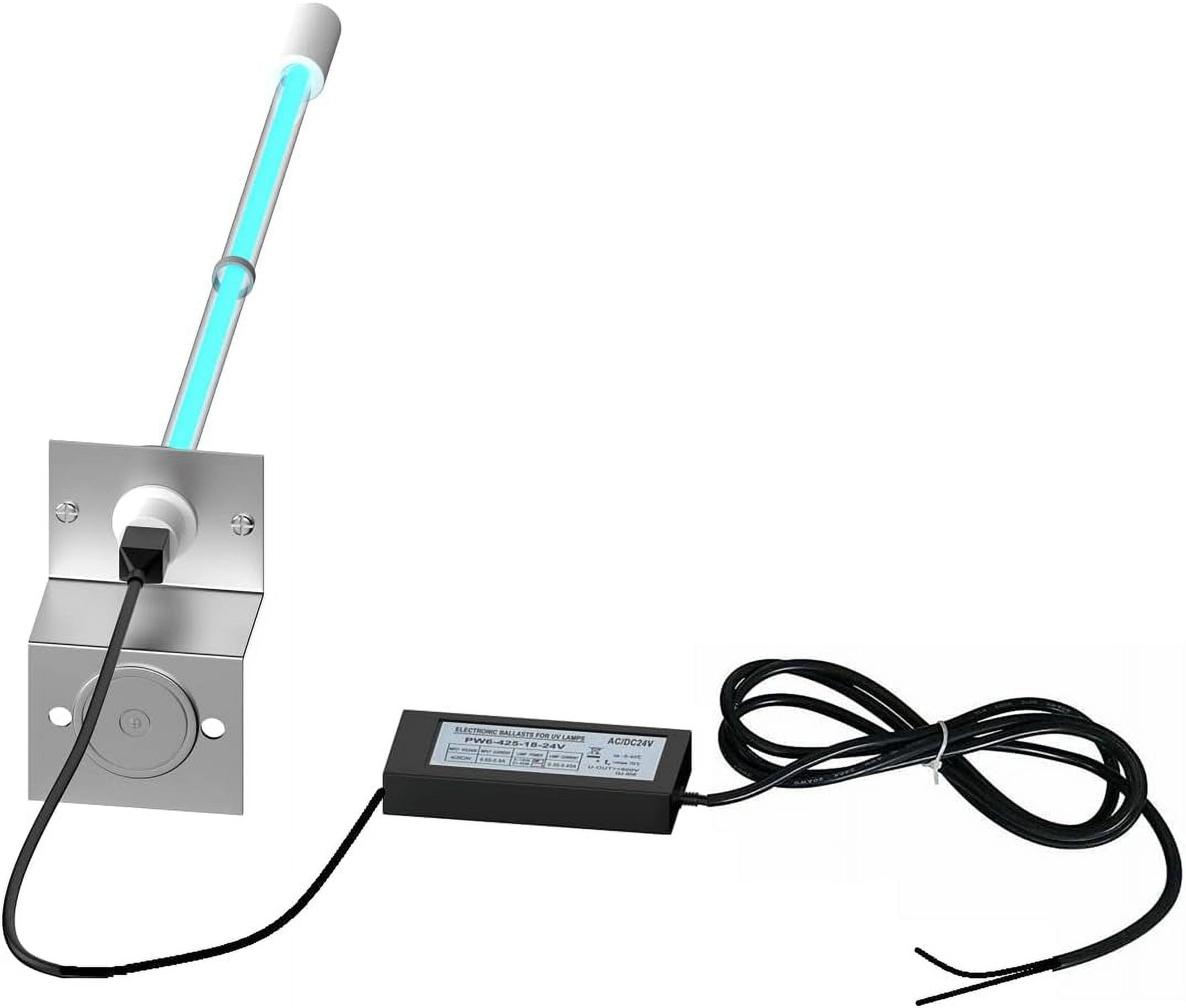 24VAC/DC UV Lamp for A/C HVAC Coil with 14" UVC Bulb - Walmart.com