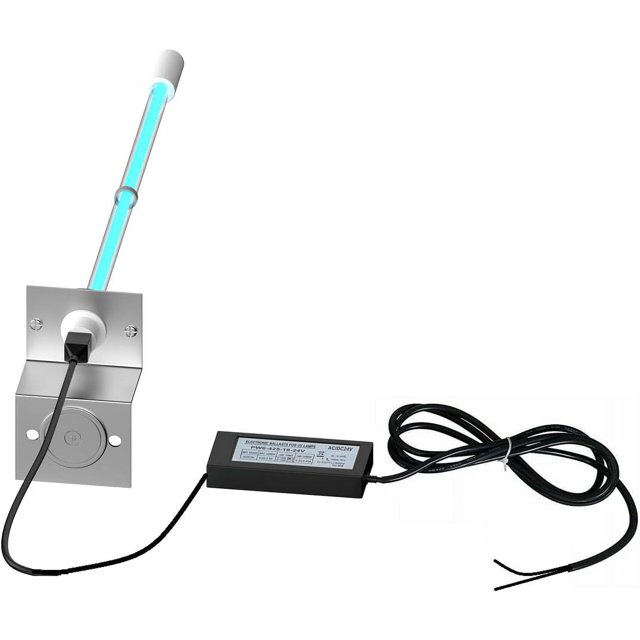 24VAC/DC UV Lamp for A/C HVAC Coil with 14" UVC Bulb - Walmart.com