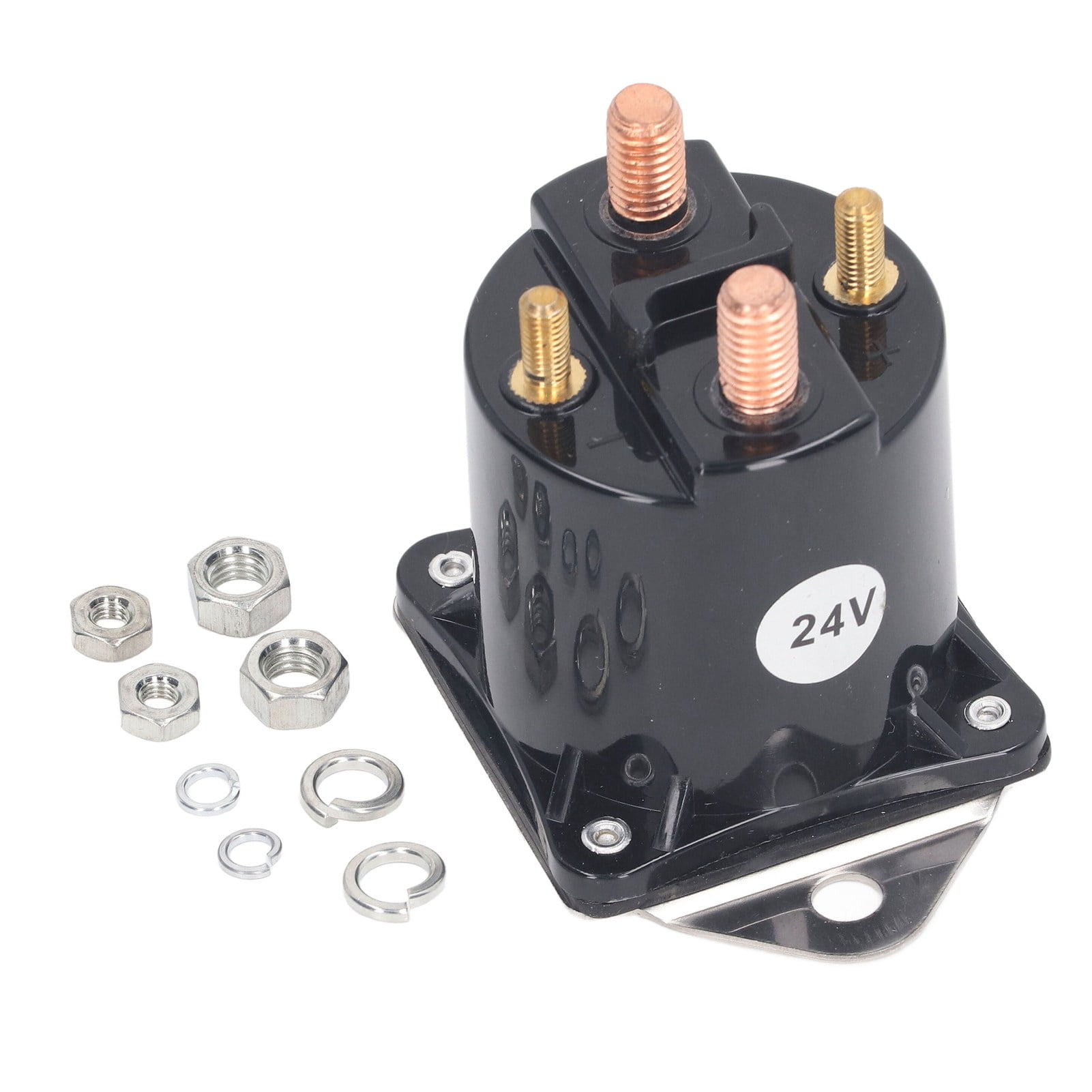 24VDC 4-Terminal Starter Solenoid Valve Relay, Automotive Main Power ...