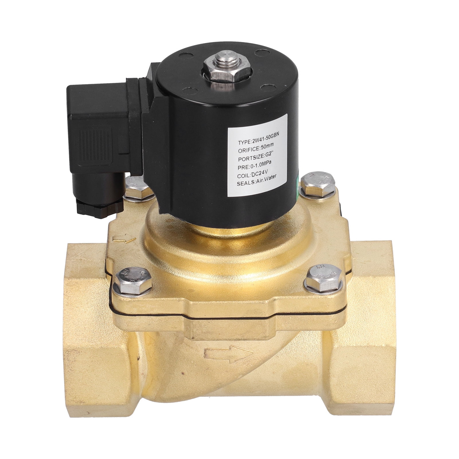 24VDC G2in Normally Closed Electric Solenoid Valve for Water, Oil ...